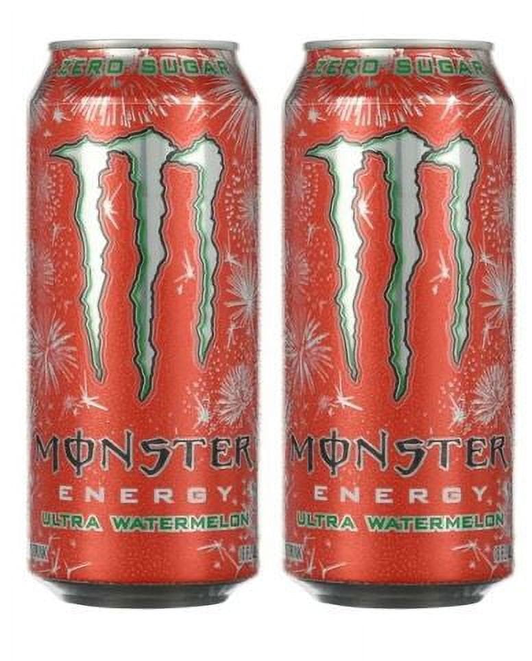 Monster Energy Ultra Watermelon, 16 Fluid Ounce Can, Pack of 2 ...