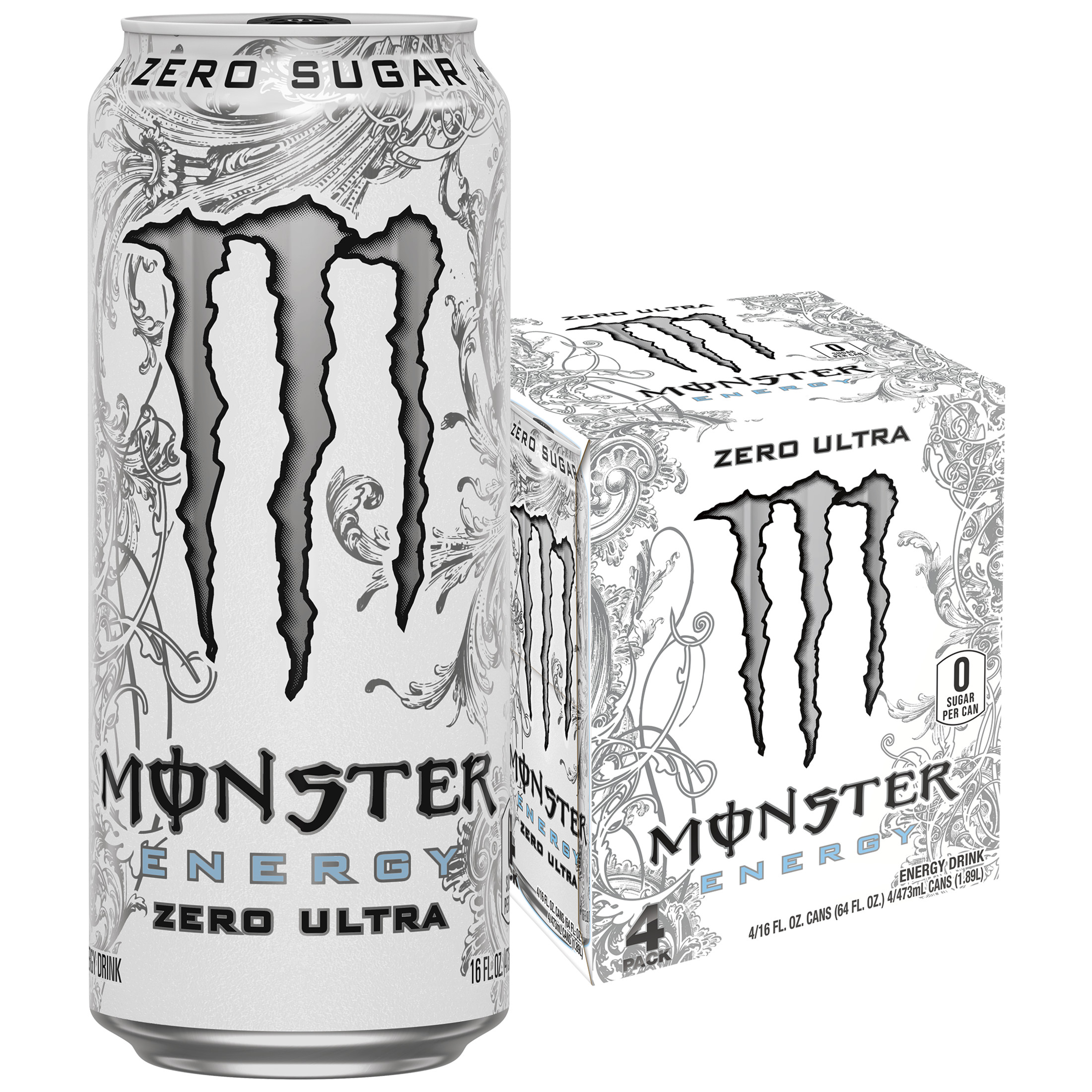 Monster Energy Ultra Red, Sugar Free Energy Drink, 16 Ounce (Pack of 15 ...