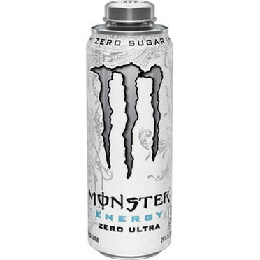 Monster Energy Zero Ultra, Lighter-Tasting, Zero Calorie Drink, 24 Oz ...