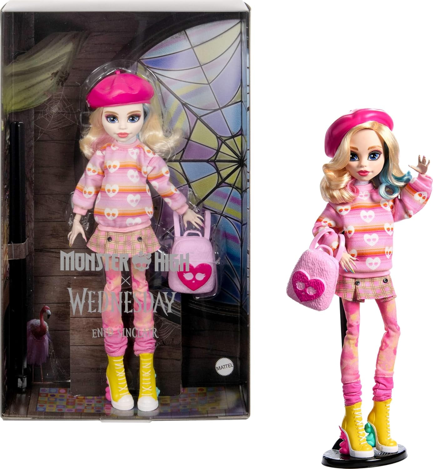 Monster Enid Sinclair High Wednesday Doll and Accessories, Enid ...