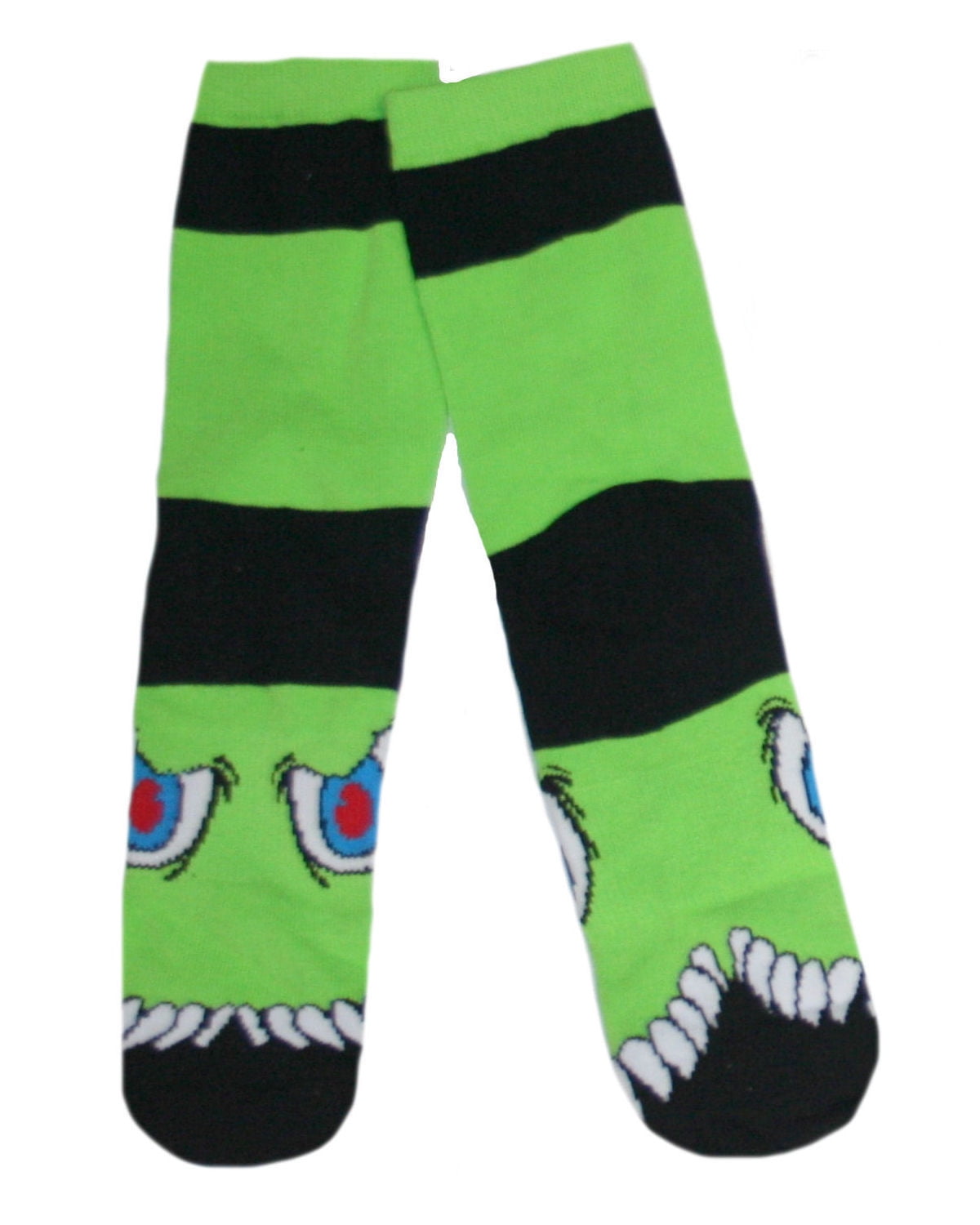 Monster Face Big Boys Boot Socks Two Eyed One Size Fits Most (8-20 ...
