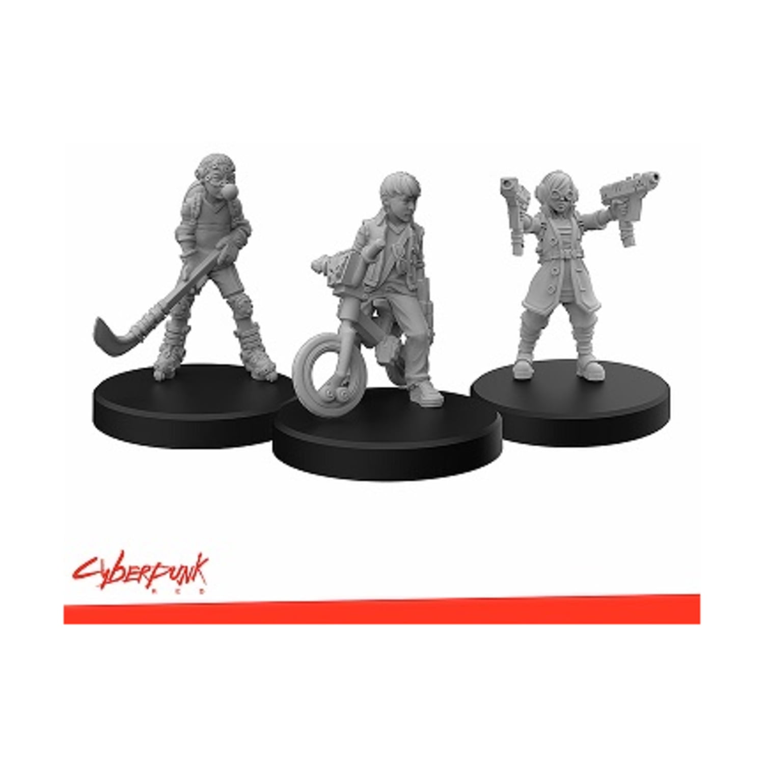 Monster Fight Club Cyberpunk Red 33009 Generation Red A 28mm Figures (3 ...