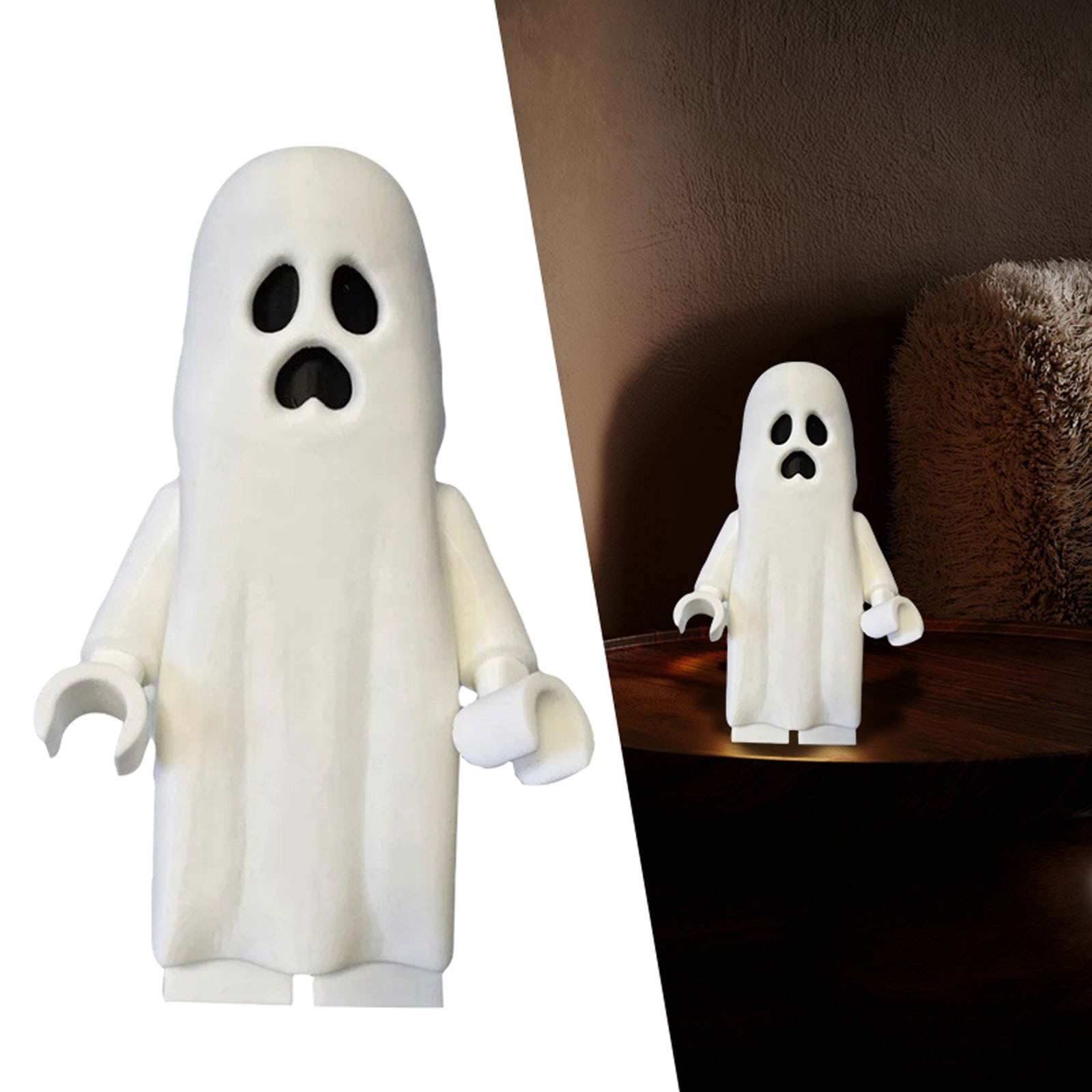 Monster Fighters Halloween Minifigure - Ghost - Walmart.com