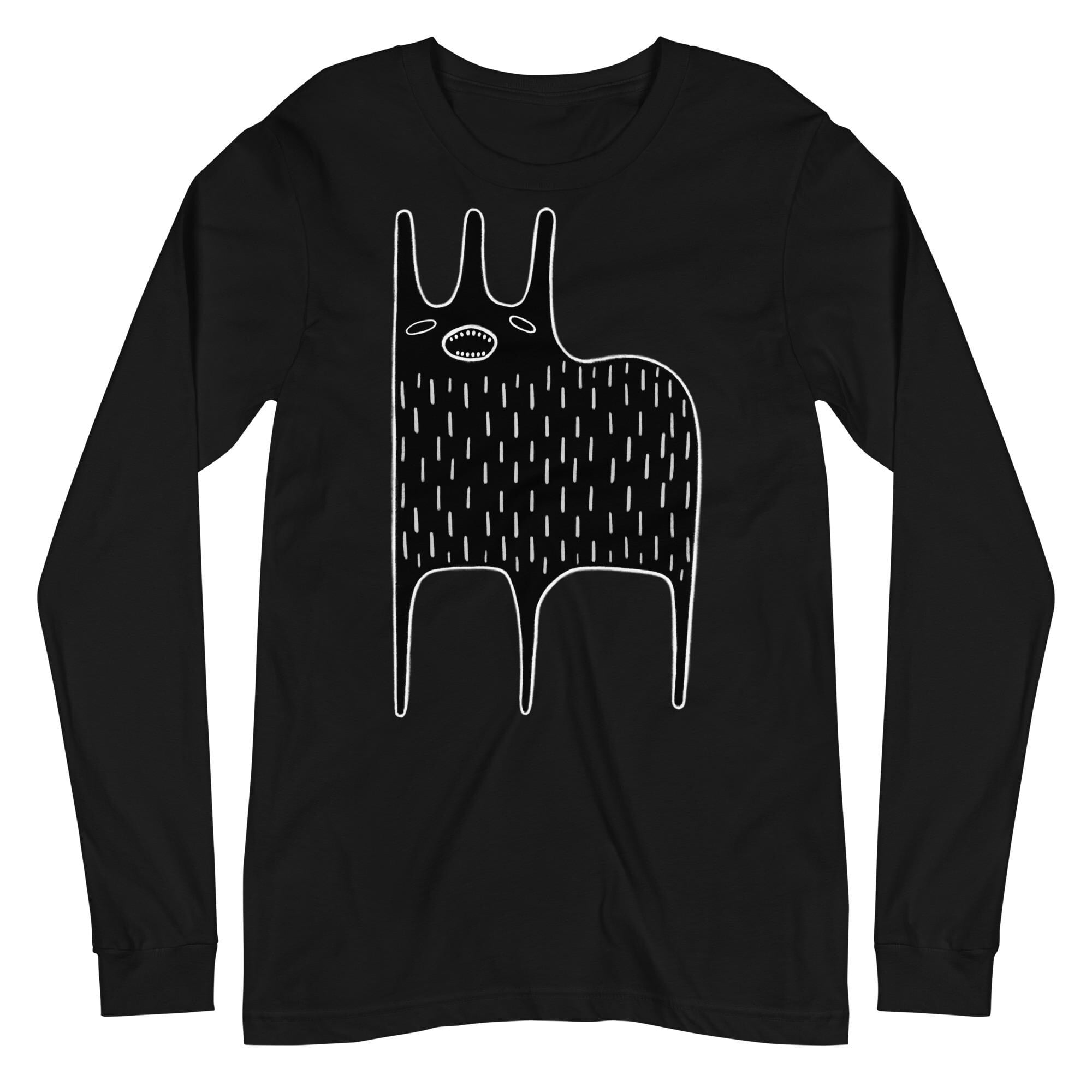 Monster Folk Art Alien Weird Tee Goth Quirky Whimsical Birthday Gifts ...