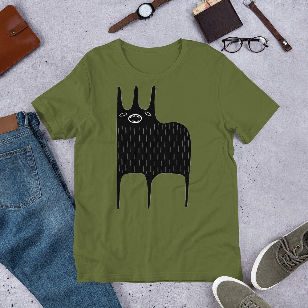 Monster Folk Art Horror Weirdcore Goth Birthday Gifts Funny Creepy ...