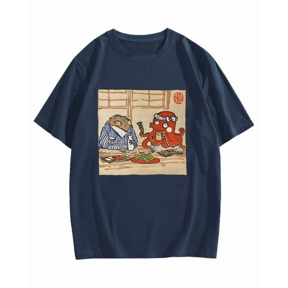 Monster Gathering Funny Cotton casual T-shirt - Walmart.com