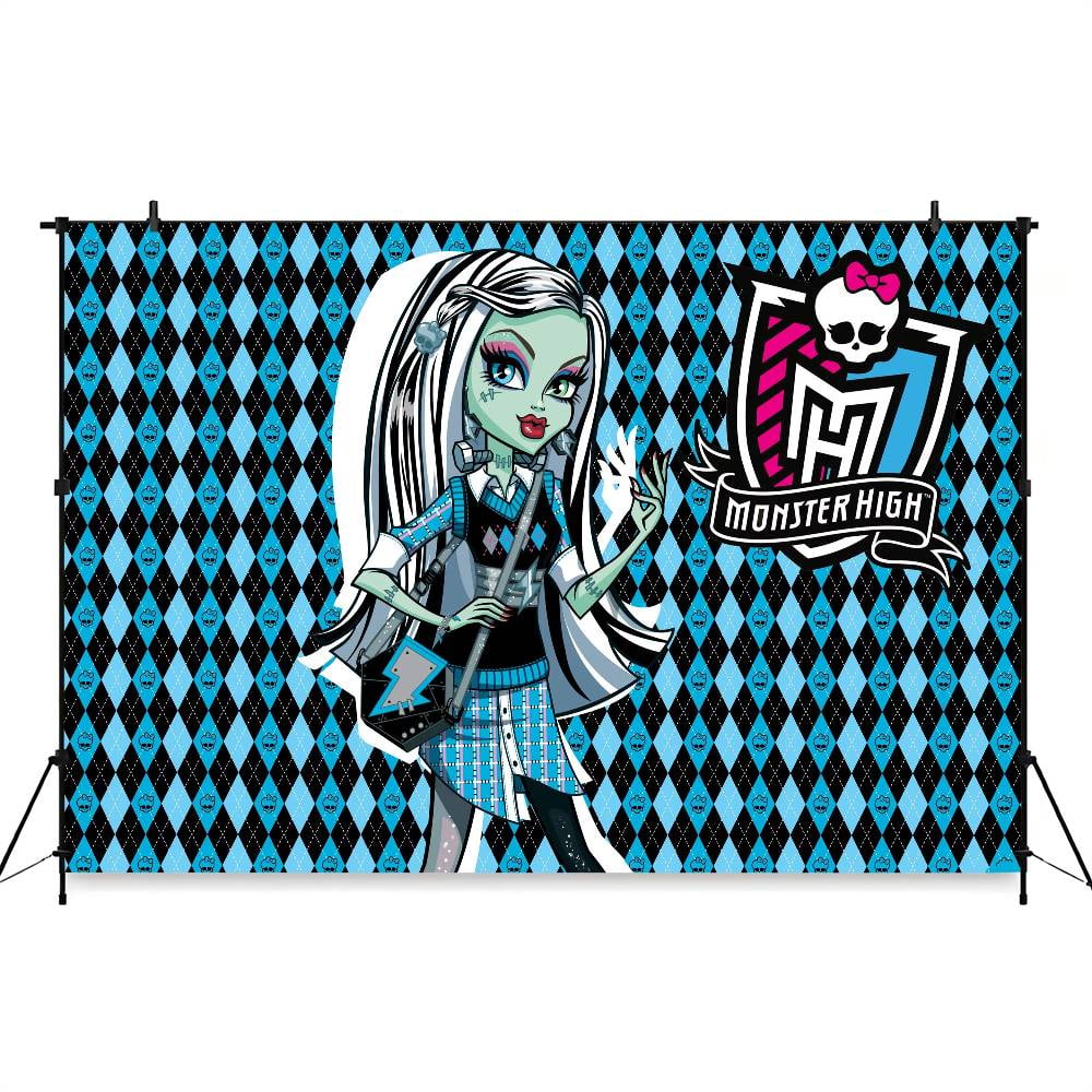 Monster Girl Backdrop 5x3 Vinyl Monster Girl High Birthday Party ...