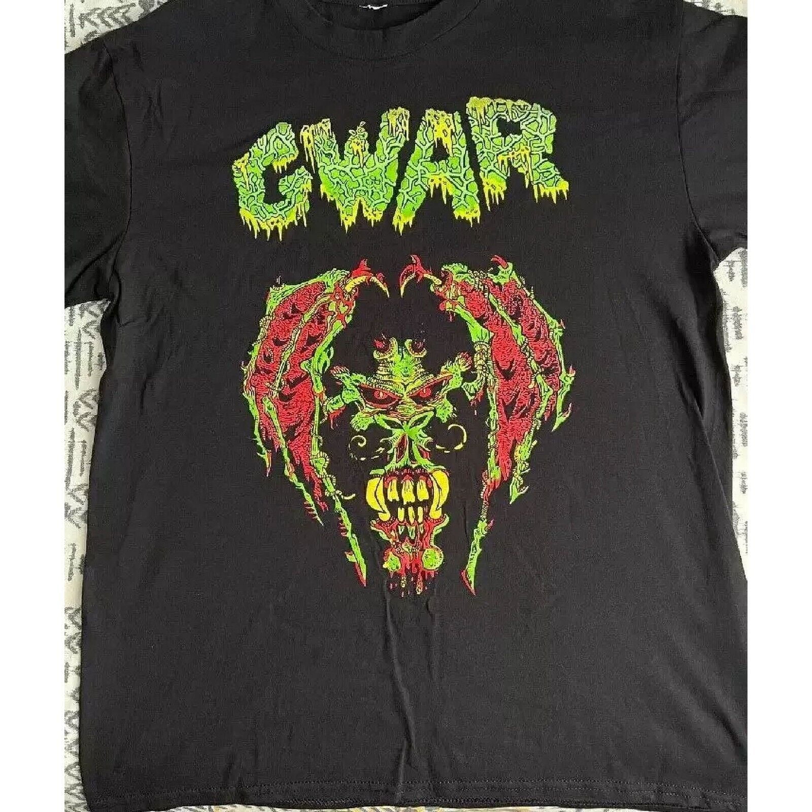 Monster Gwar T- Shirt Black Unisex Full size Shirt Gift Fans NG3110 ...