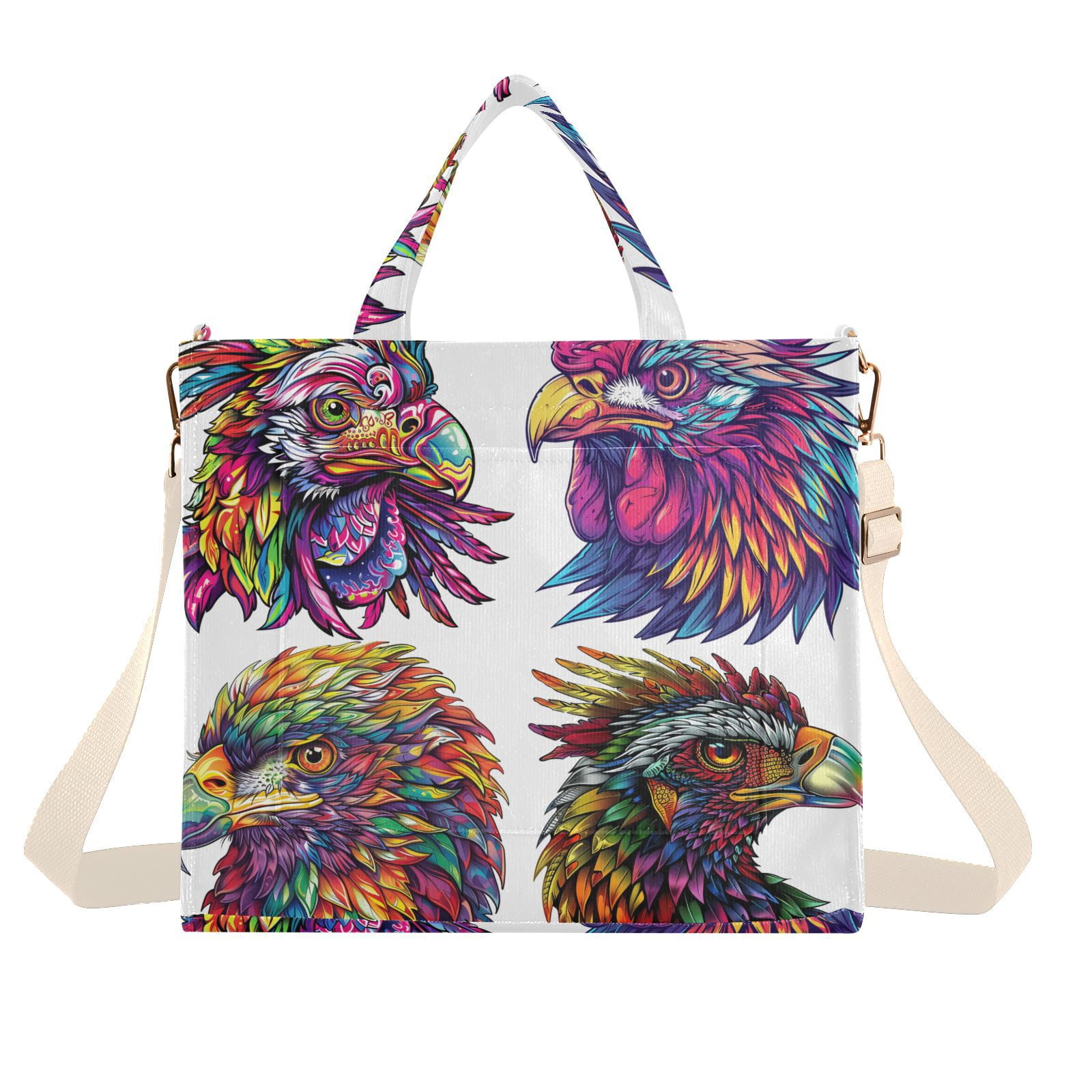 Monster Head Corduroy Tote Bag Handbag Large Messenger Bag Shoulder ...