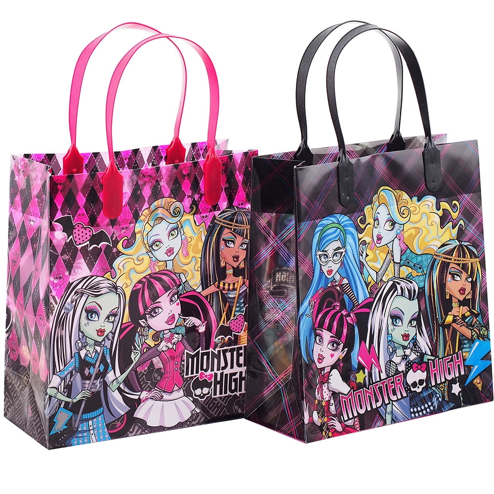 Monster High 12 Party Favor Reusable Goodie Medium Gift Bags 8 ...
