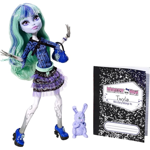 Monster High 13 Wishes Twyla Doll Daughter Of Boogey Man Poseable