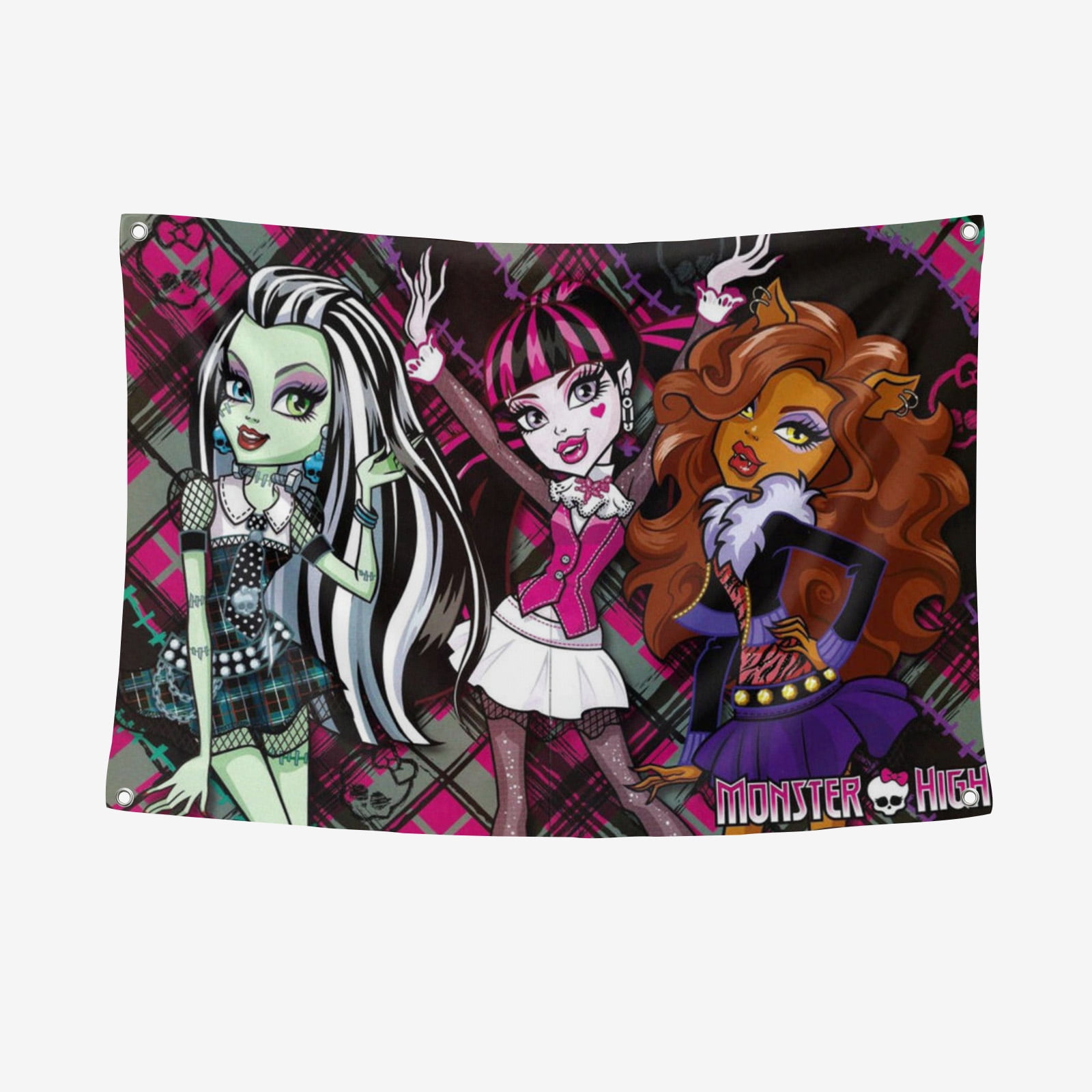 Monster High 3.28*4.92FT/100*150CM Banner Background Backdrop - Walmart.com