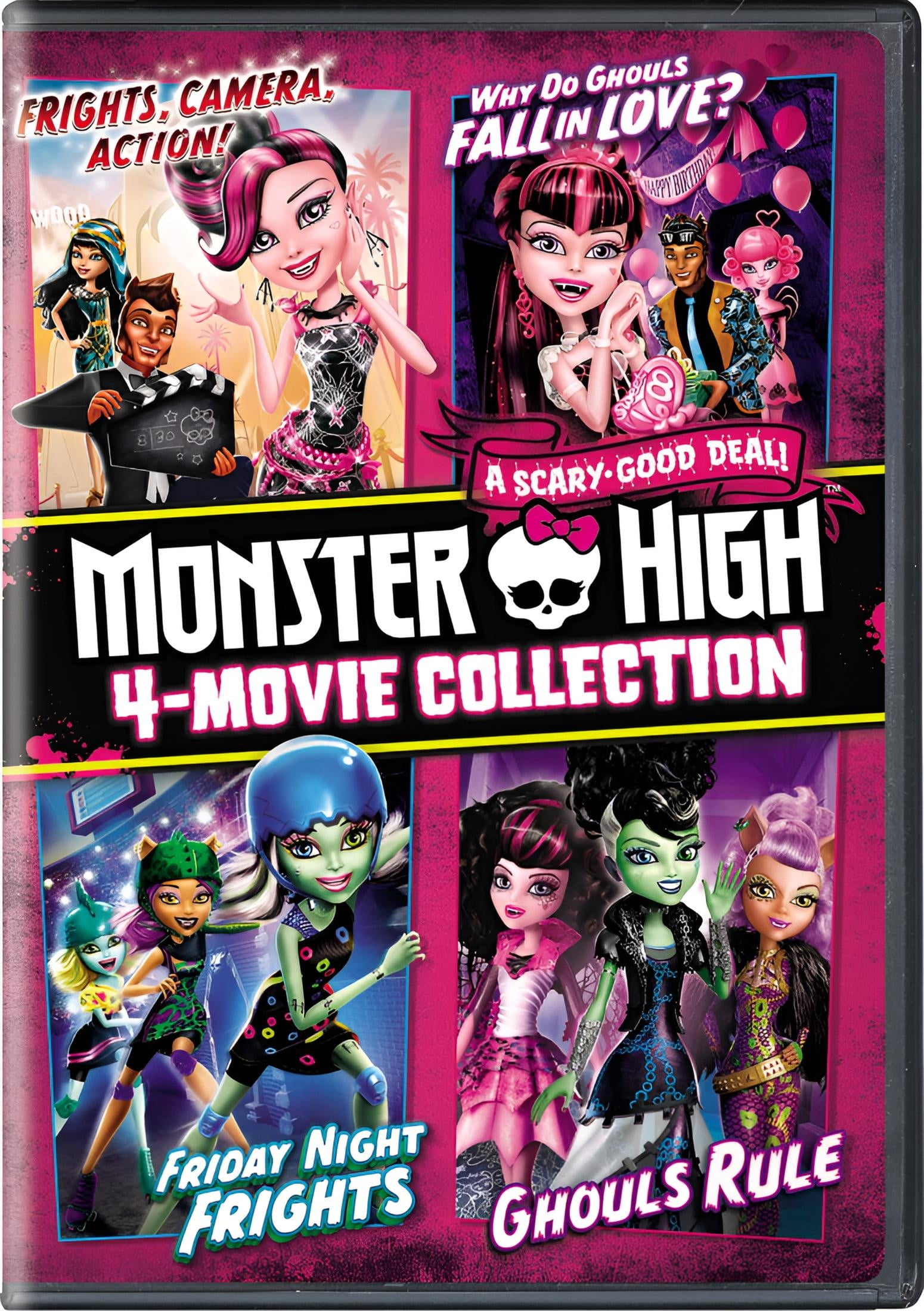 Monster High: Collection of 4 High-Quality Movies (Box Set) DVD ...