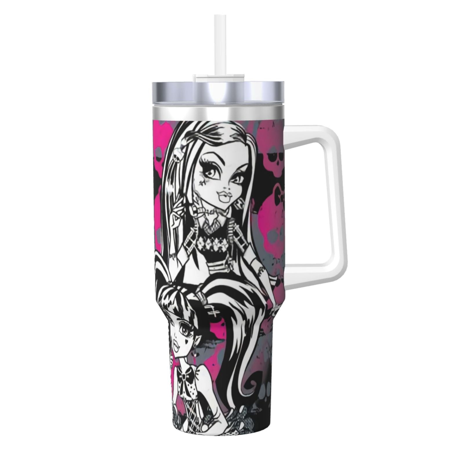 Monster High 40oz Ice King (With Handle And Straw),Car Travel Cup,2-In ...