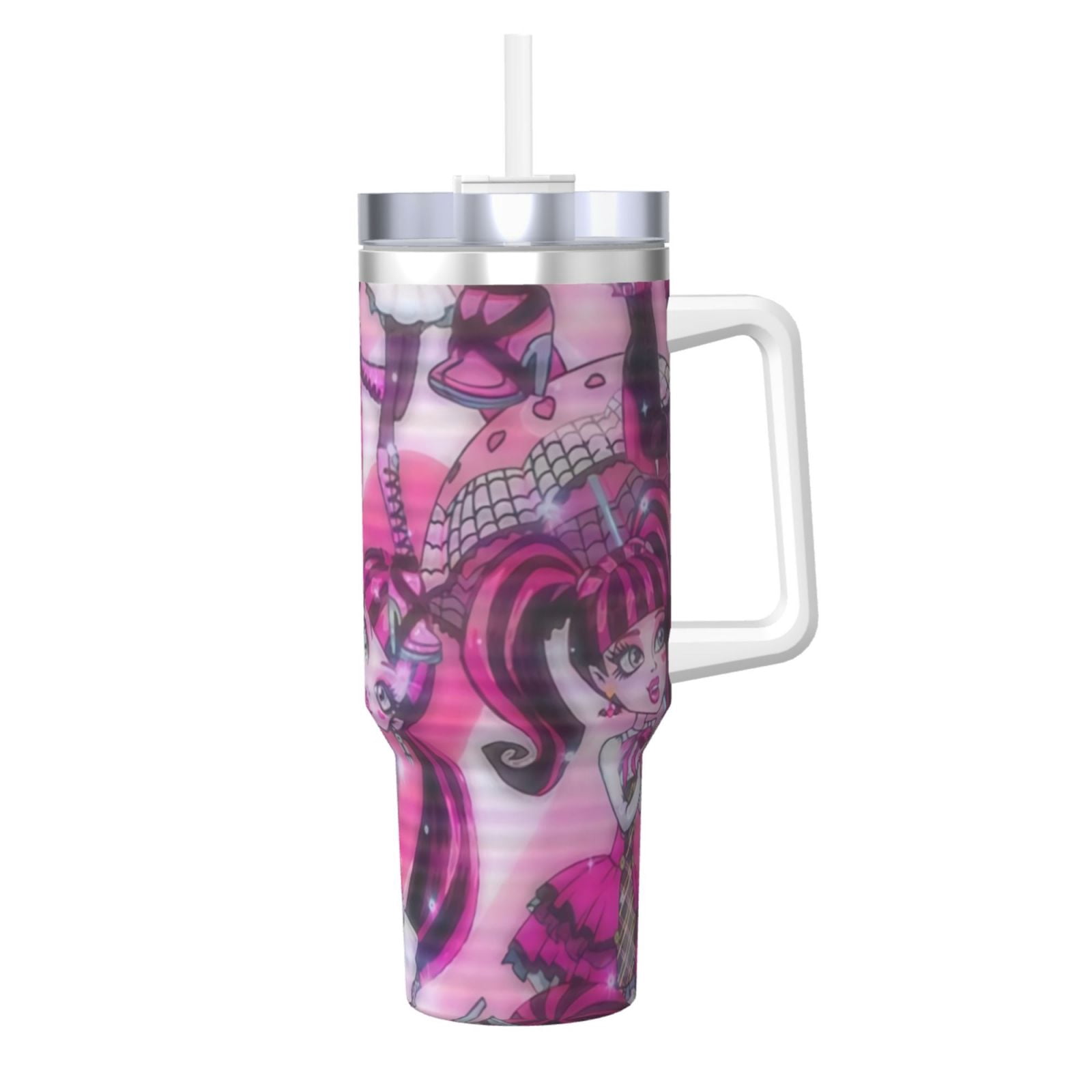 Monster High 40oz Ice King (With Handle And Straw),Car Travel Cup,2-In ...