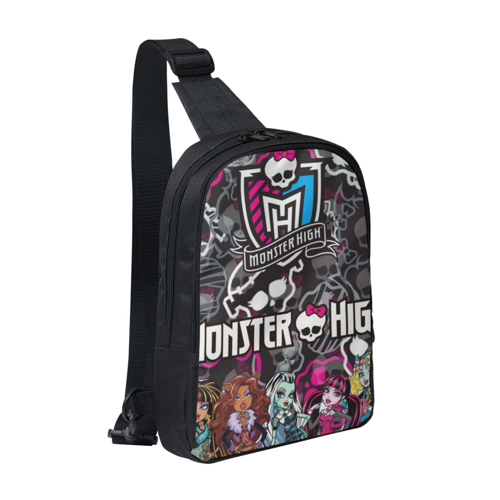 Monster High Animated Chest Bags For Women Men Teen Sling Bag Crossbody ...
