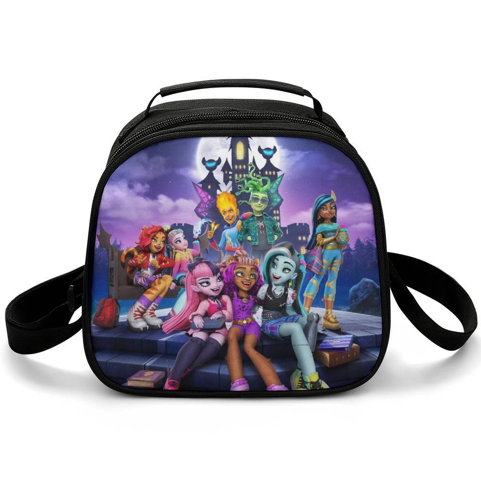 Monster High Animated Insulated Lunch Bag Portable Bento Bag Daily ...