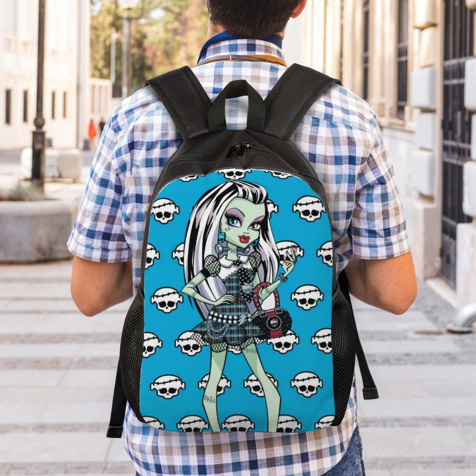 Monster High Anime Backpack Travel Bag 3d Printing Casual Daypack ...