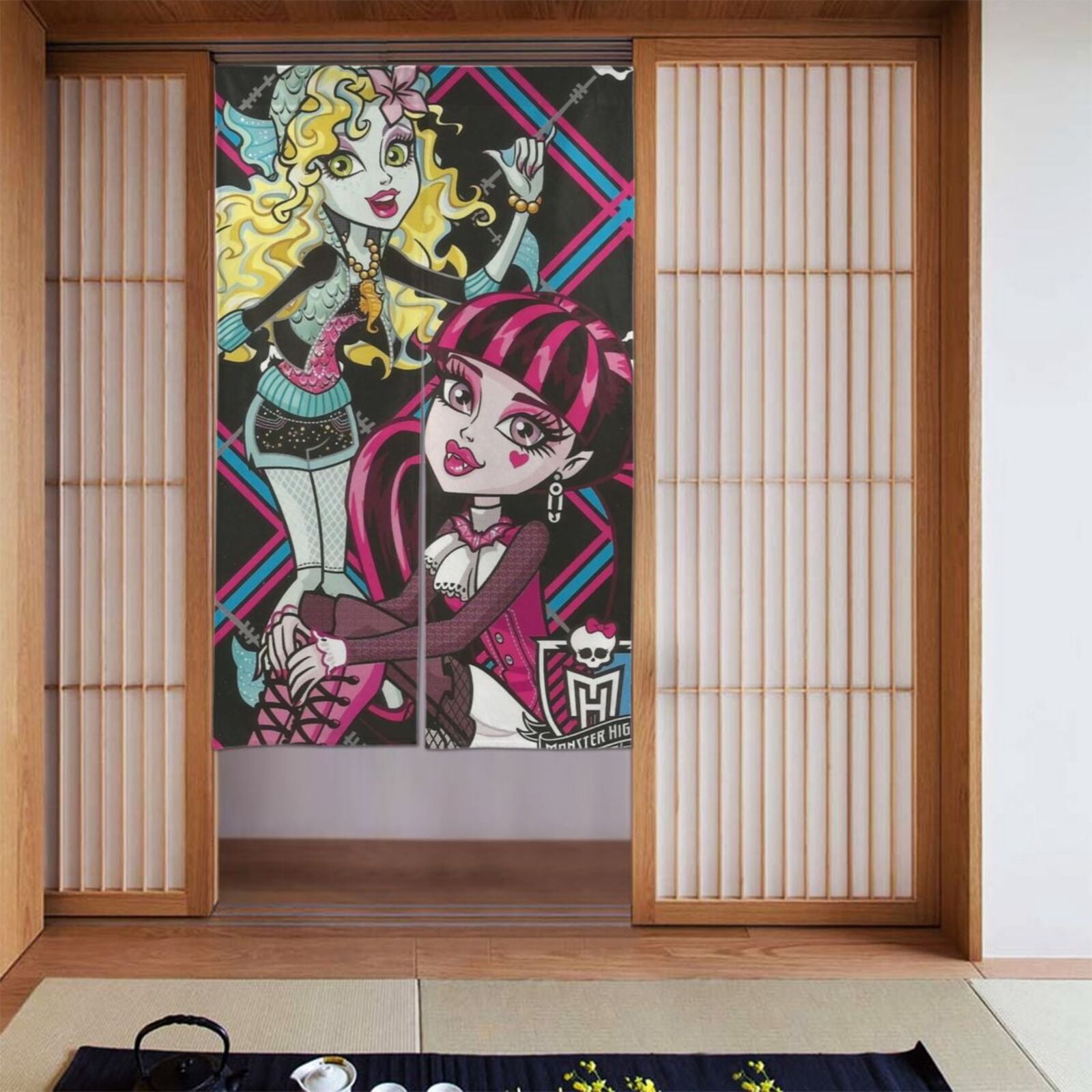 Monster High Anime Door Curtains Curtains Blackout Curtains Cute Kids ...