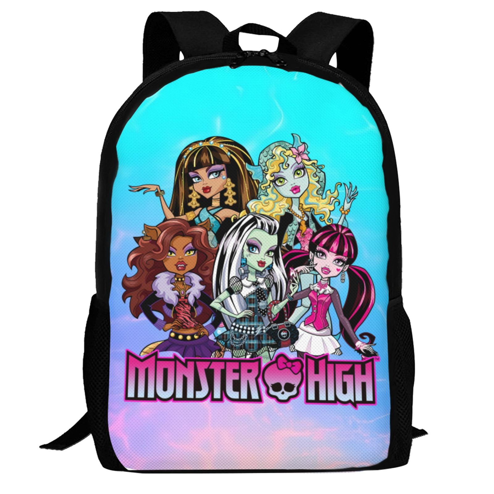 Monster High Backpack,3d Print Laptop Backpack Lightweight Casual ...