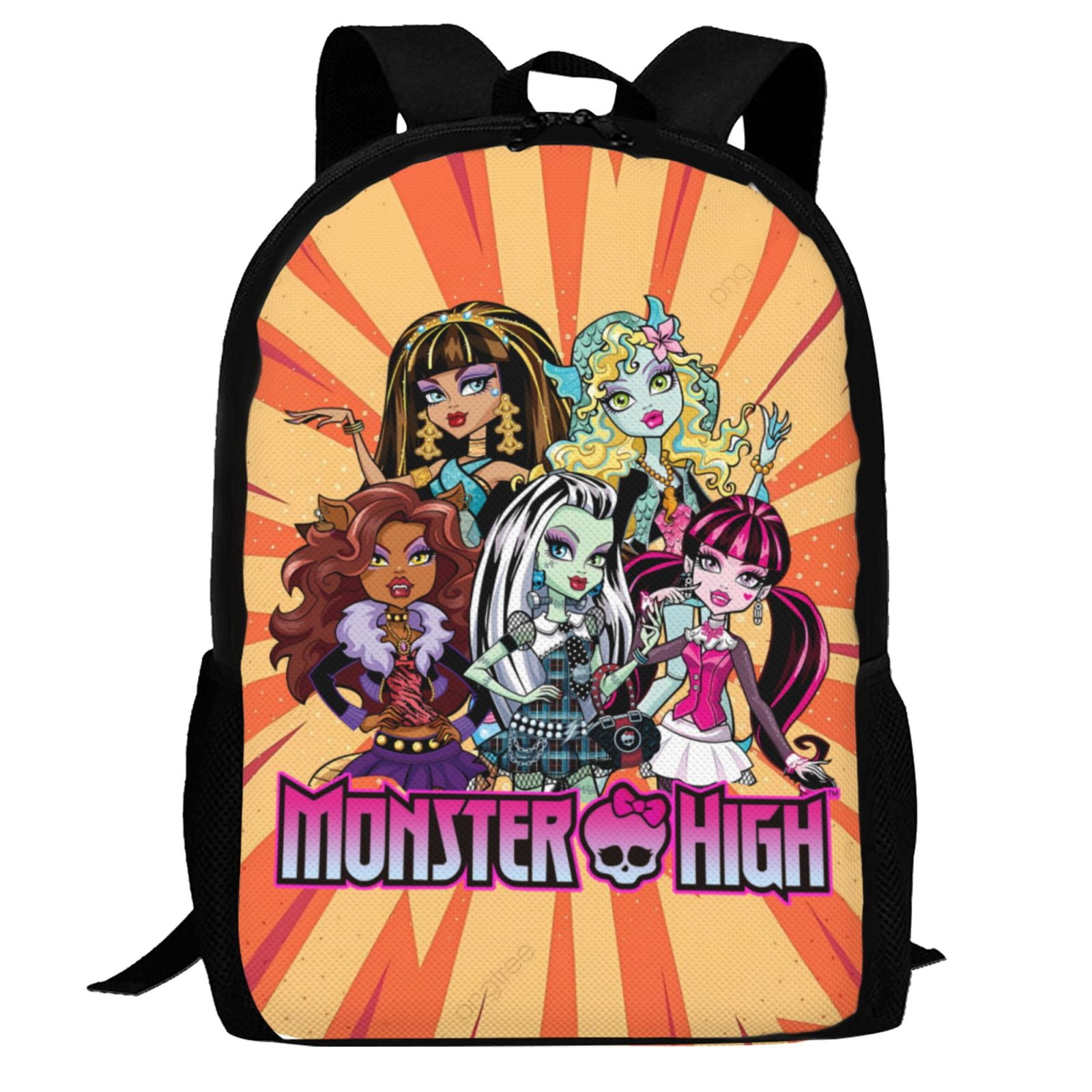 Monster High Backpack,3d Print Laptop Backpack Lightweight Casual ...