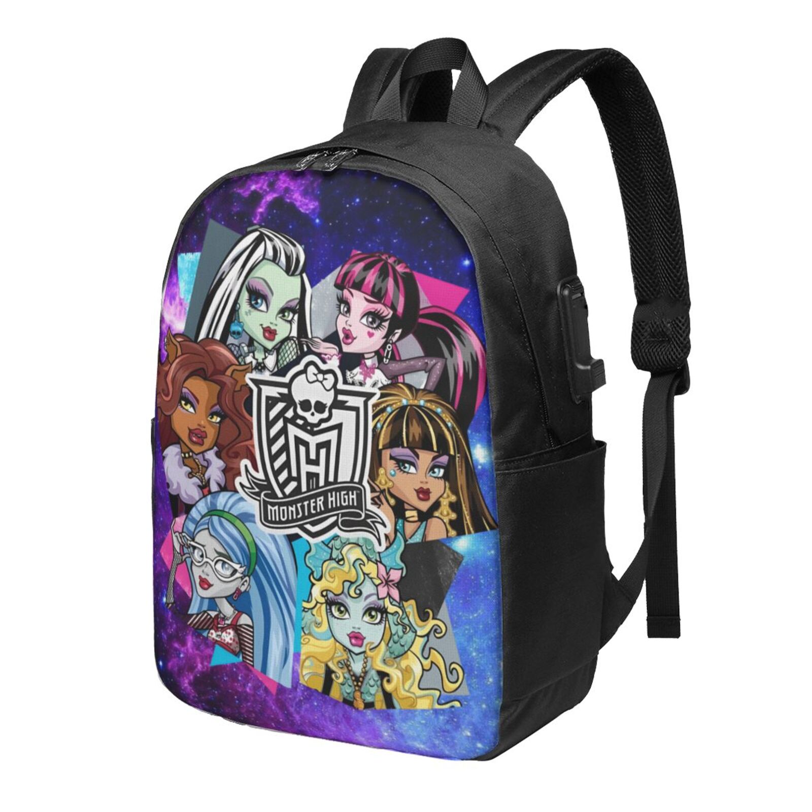 Monster High Backpack For Men Women Teen , Water Resistant Casual ...