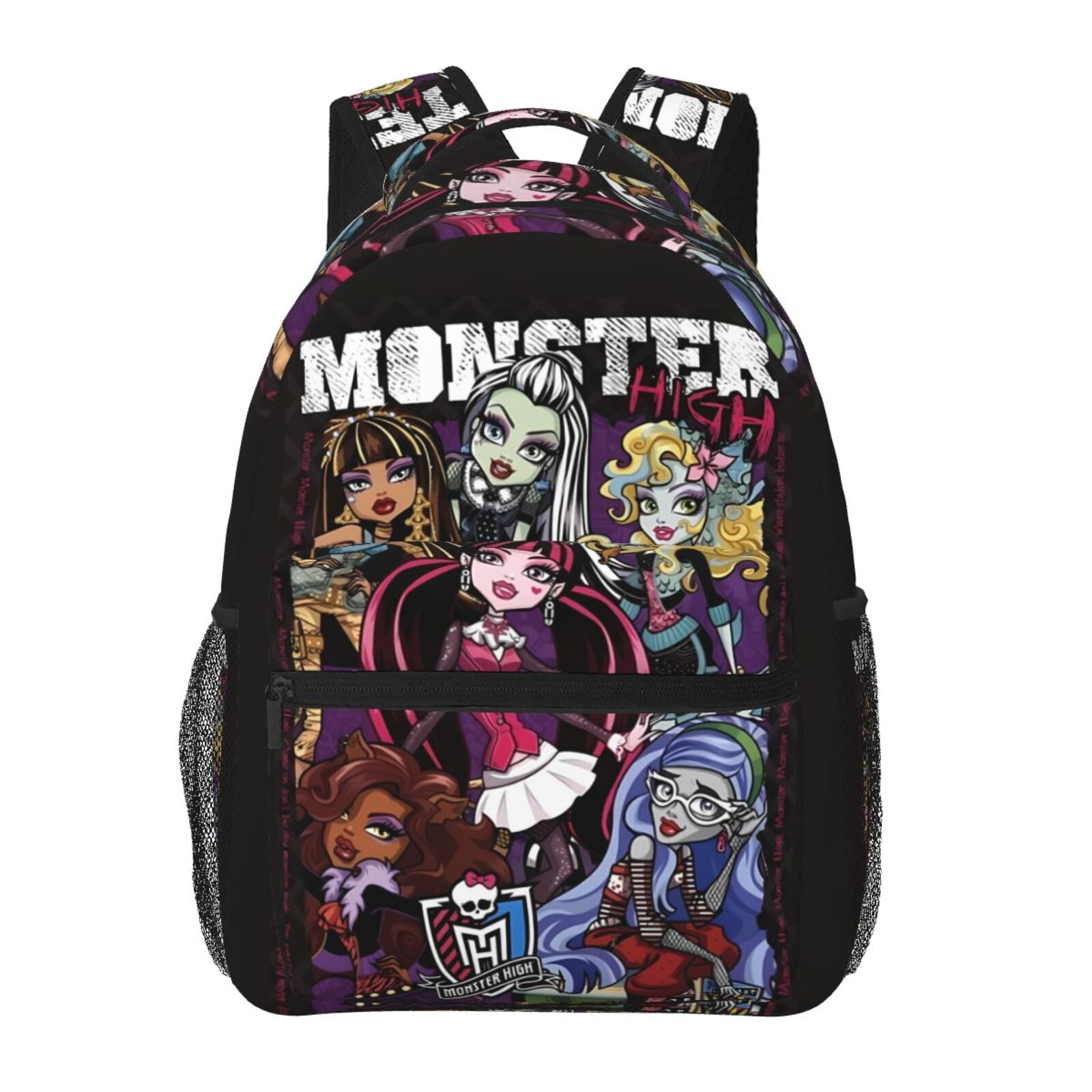 Monster High Backpack Lightweight Bookbag Casual Daypack For Women Men ...