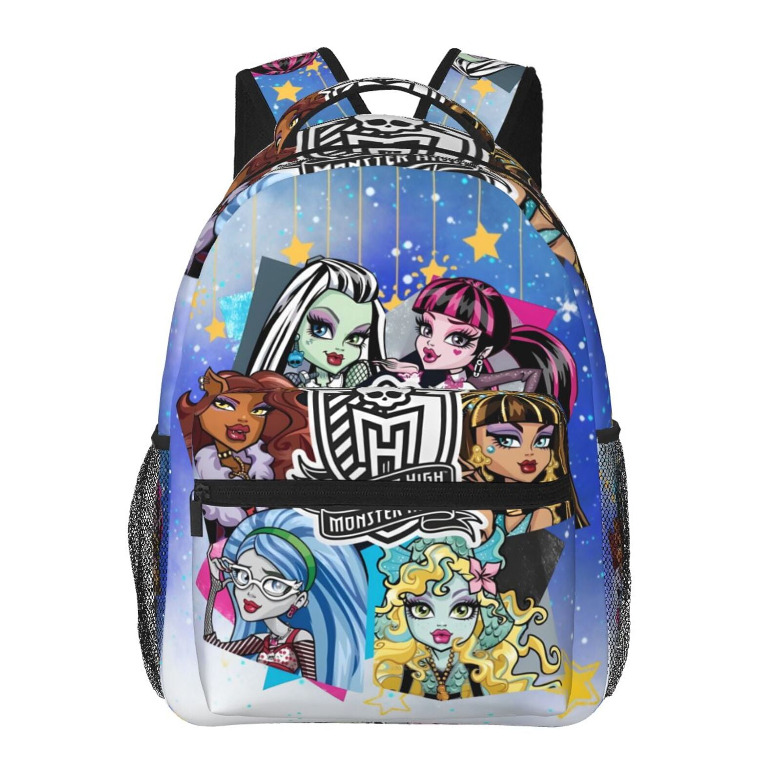 Monster High Backpack Lightweight Bookbag Casual Daypack For Women Men ...