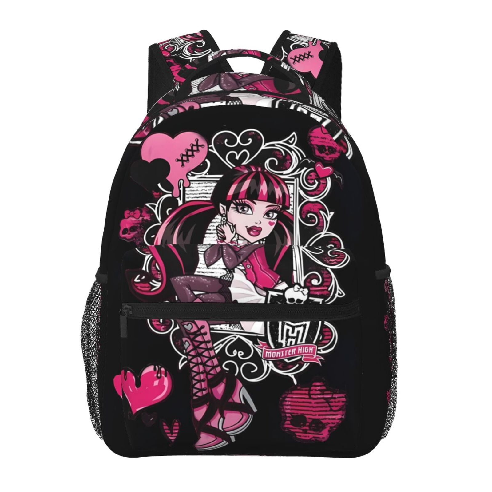 Monster High Backpack Lightweight Bookbag Casual Daypack For Women Men ...