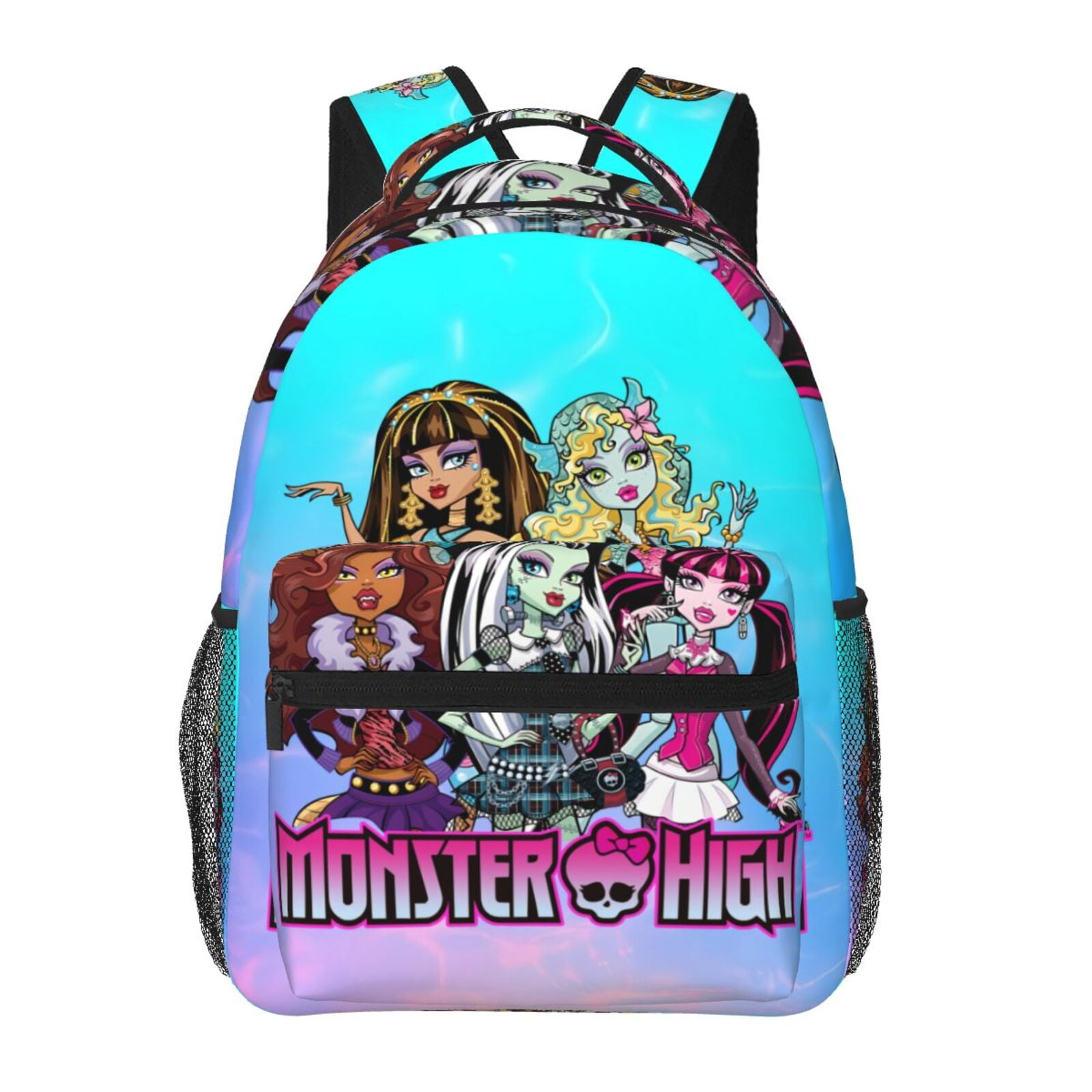 Monster High Backpack Lightweight Bookbag Casual Daypack For Women Men ...