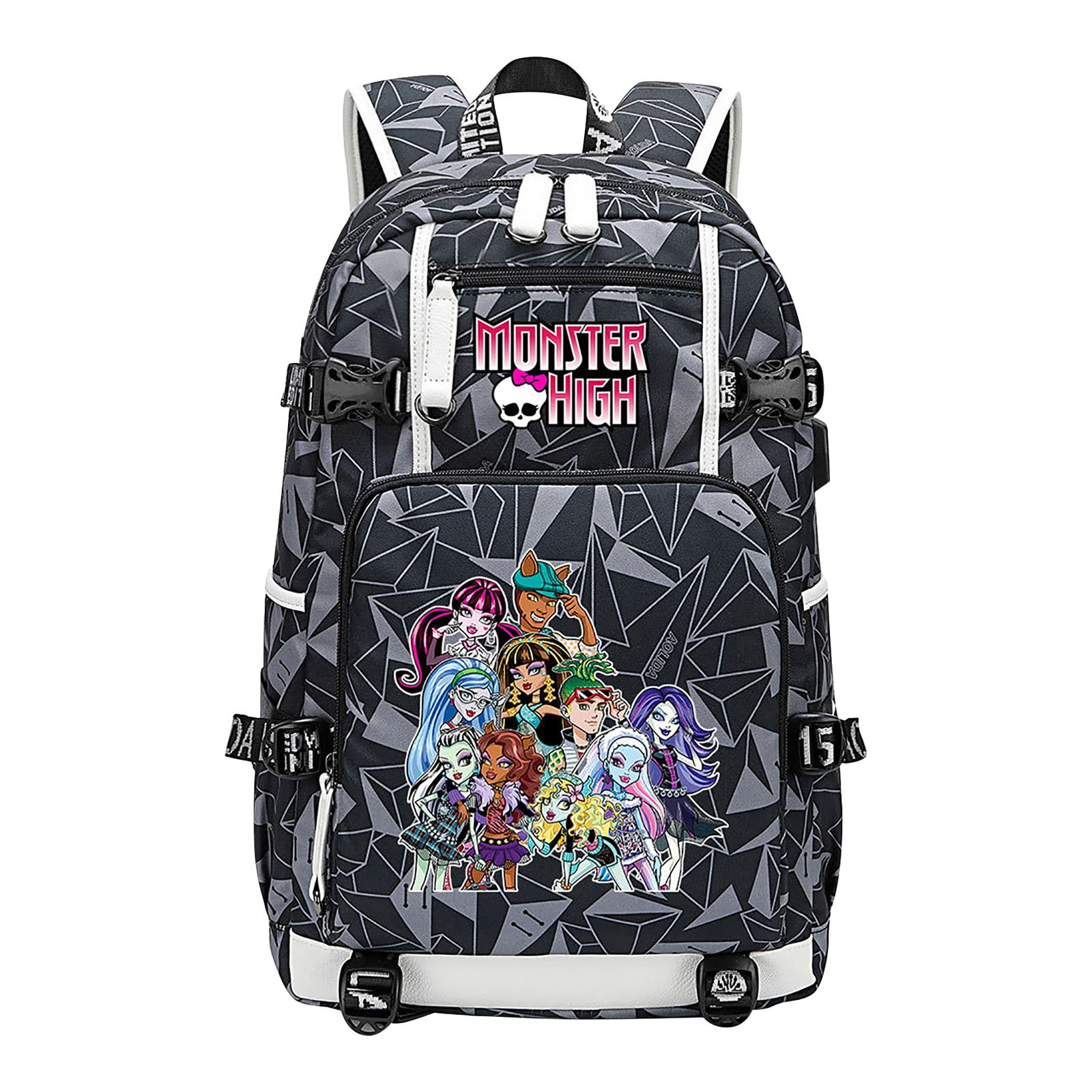 Monster-High Backpack, Monster-High Book Bags, Backpacks for School, Monster-High School Bag ...