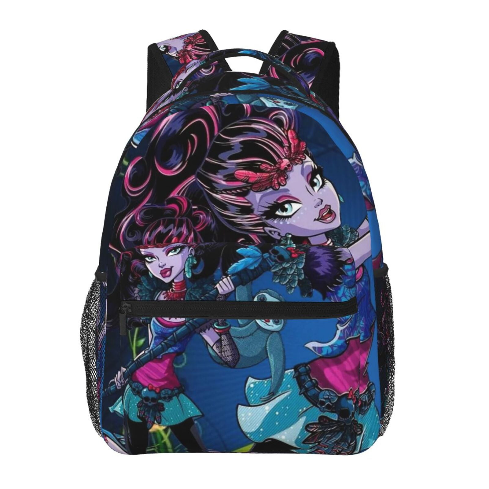 Monster High Backpack Travel Laptop Bags Large Capacity Adjustable ...
