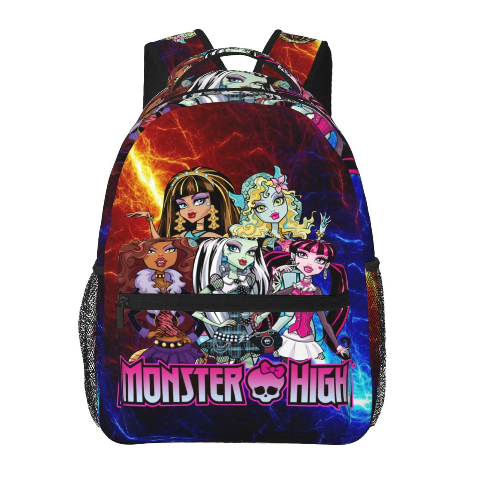 Monster High Backpack for Women Men, Waterproof multifunction Bookbag ...