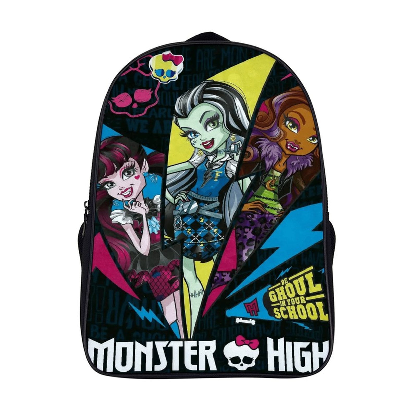 Monster High Backpacks 16 Inch Lightweight Bookbags Casual Daypack For ...