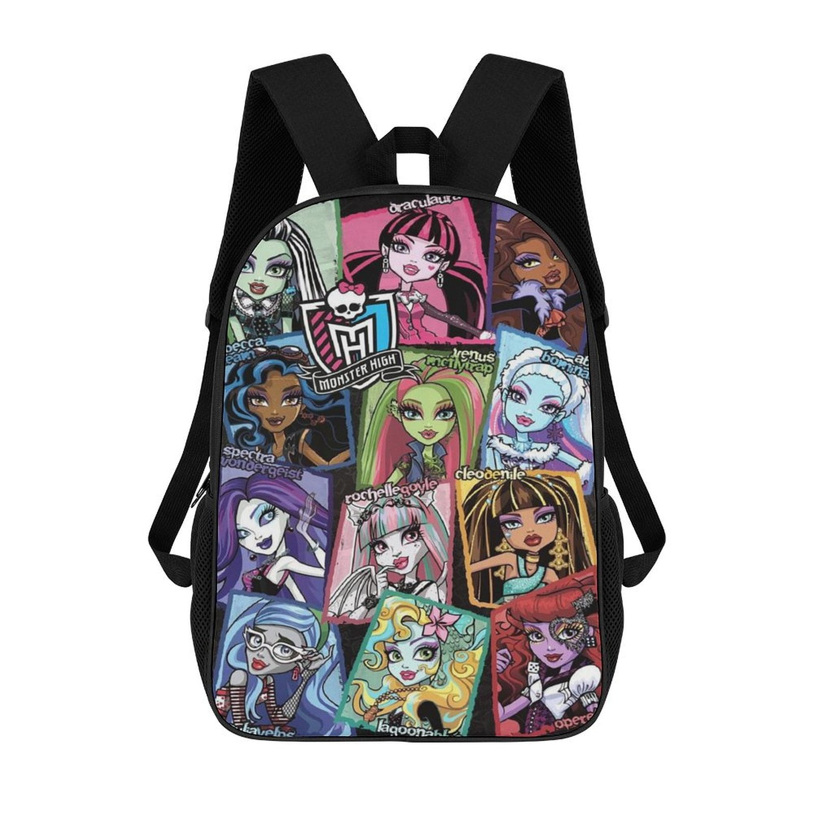 Monster High Backpacks 17 Inch Lightweight Bookbags Casual Daypack For ...