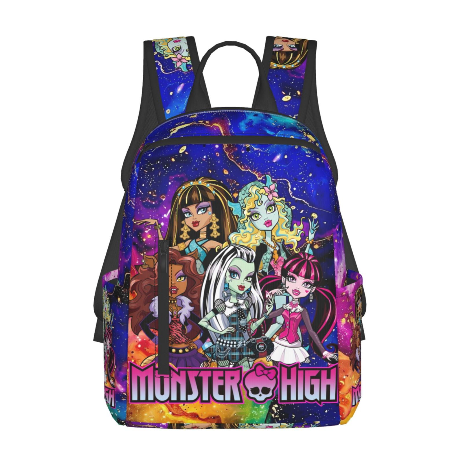 Monster High Backpacks Large Capacity Travel Backpack Book Bag Laptop ...