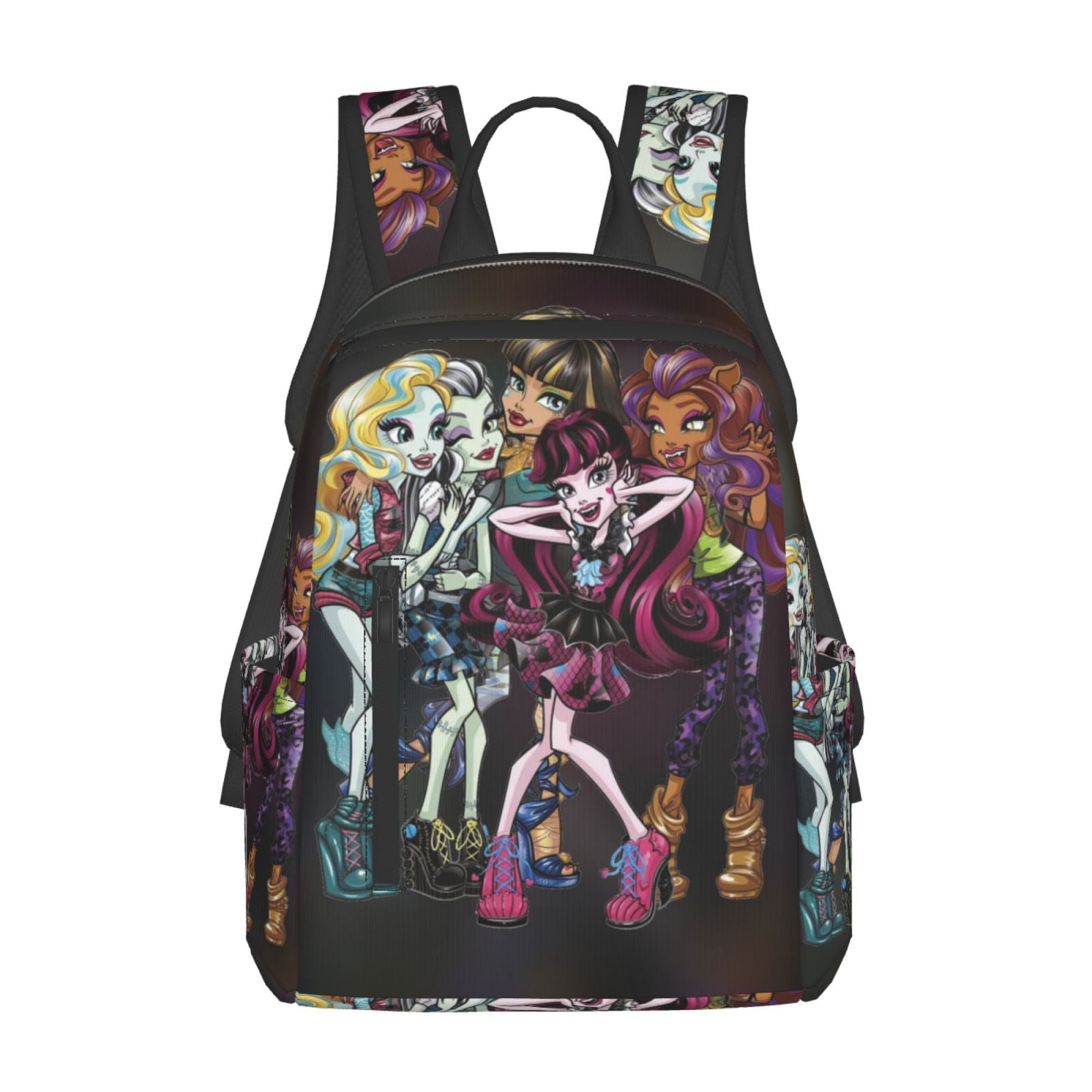Monster High Backpacks Large Capacity Travel Backpack Book Bag Laptop ...