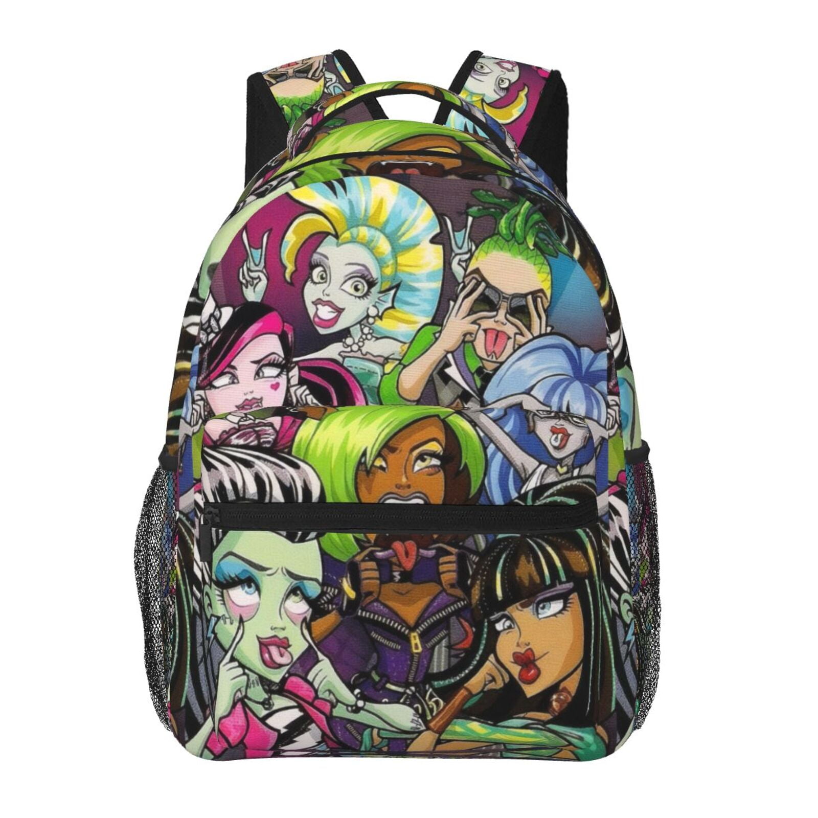 Monster High Backpacks for Men Women Book Bag Laptop Daypack Travel ...