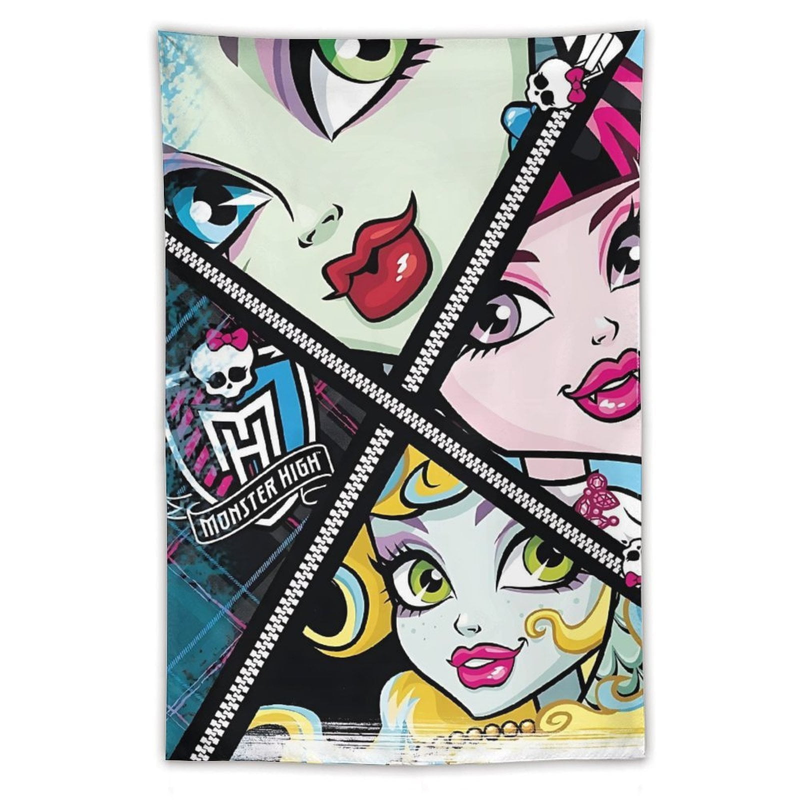Monster High Bag (6) Funny Cartoon Tapestry – A Trendy Wall Decoration ...