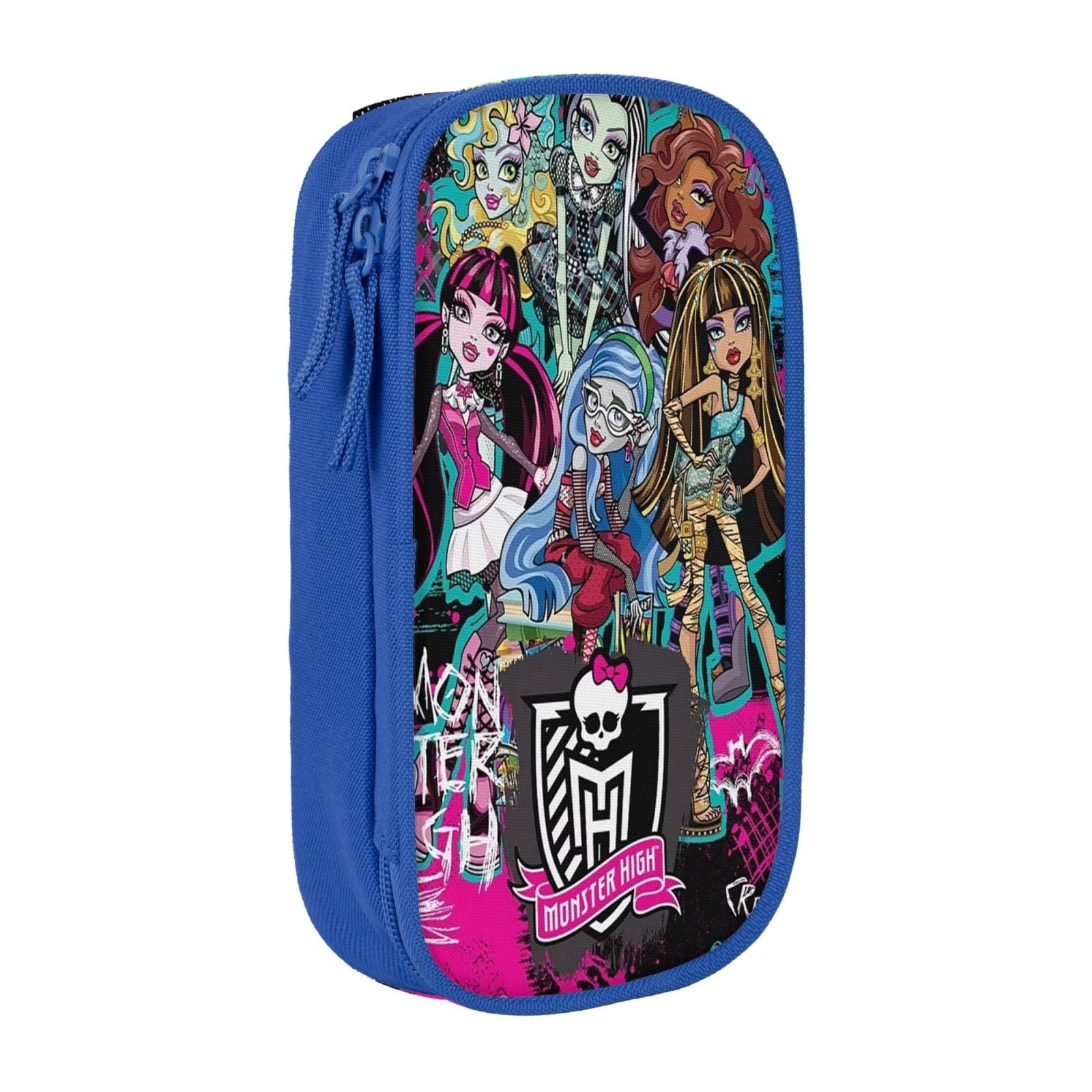 Monster High Big Capacity Pencil Case Bag with Zipper, Aesthetic Pencil ...