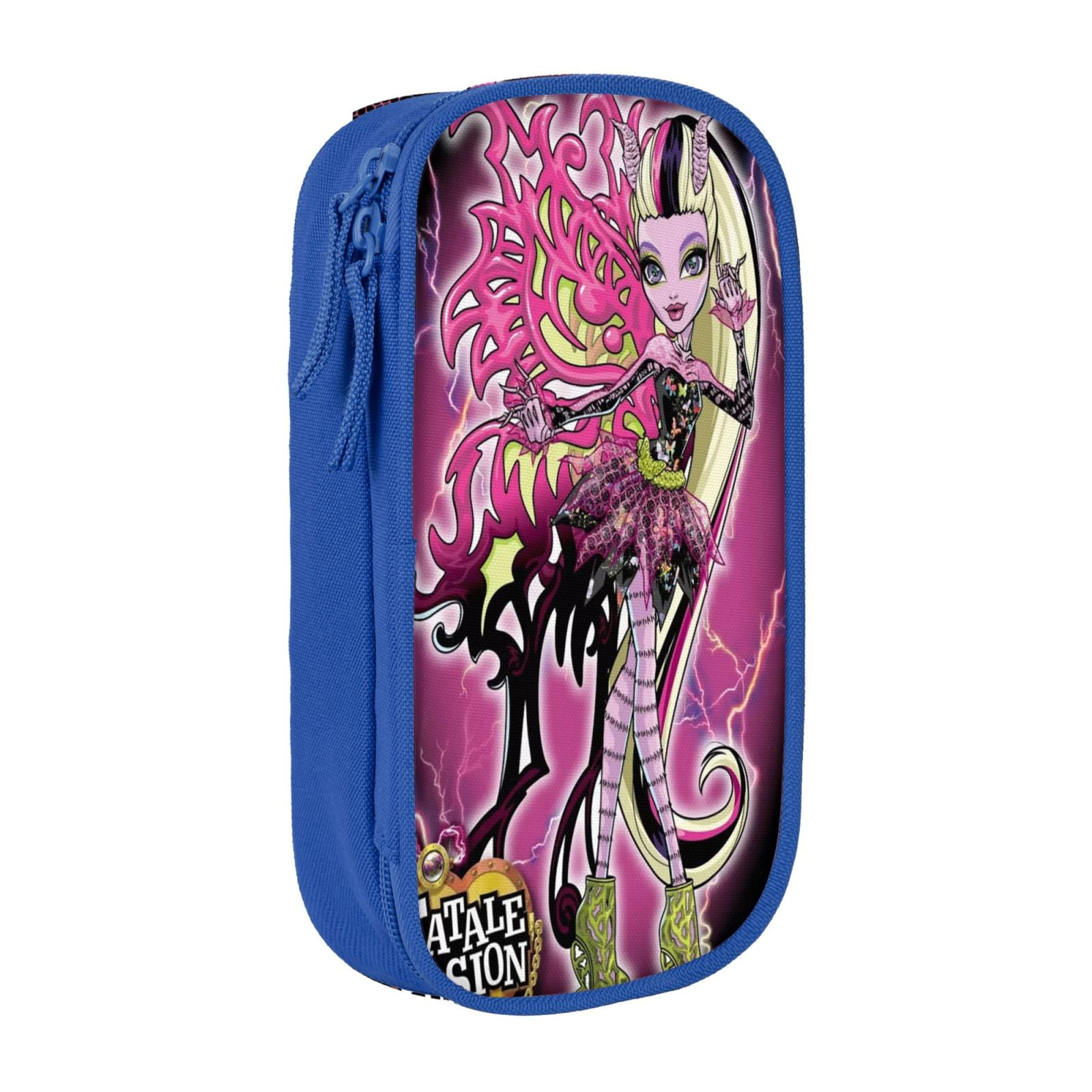 Monster High Big Capacity Pencil Case Bag with Zipper, Aesthetic Pencil ...
