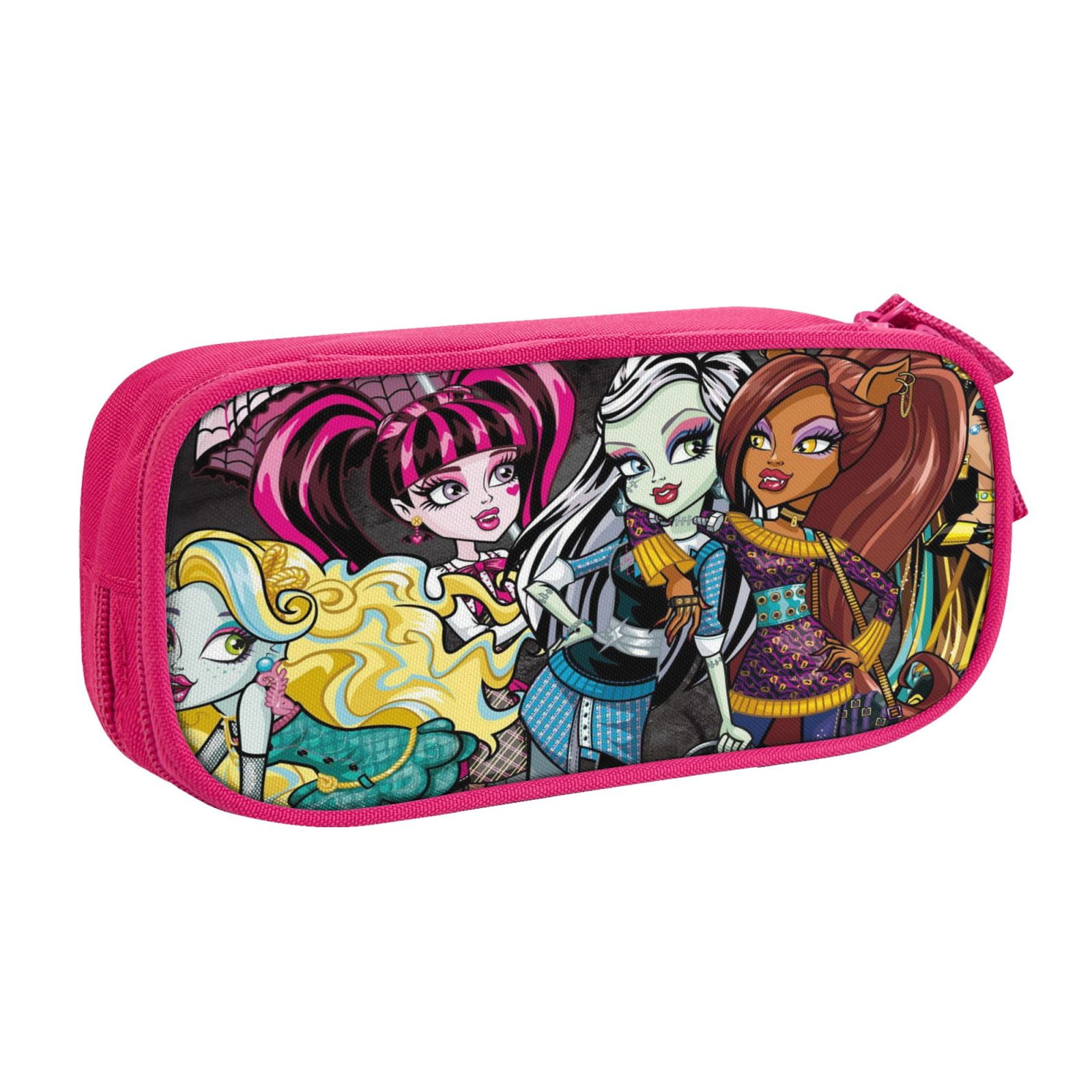 Monster High Big Capacity Pencil Case Bag with Zipper, Aesthetic Pencil ...
