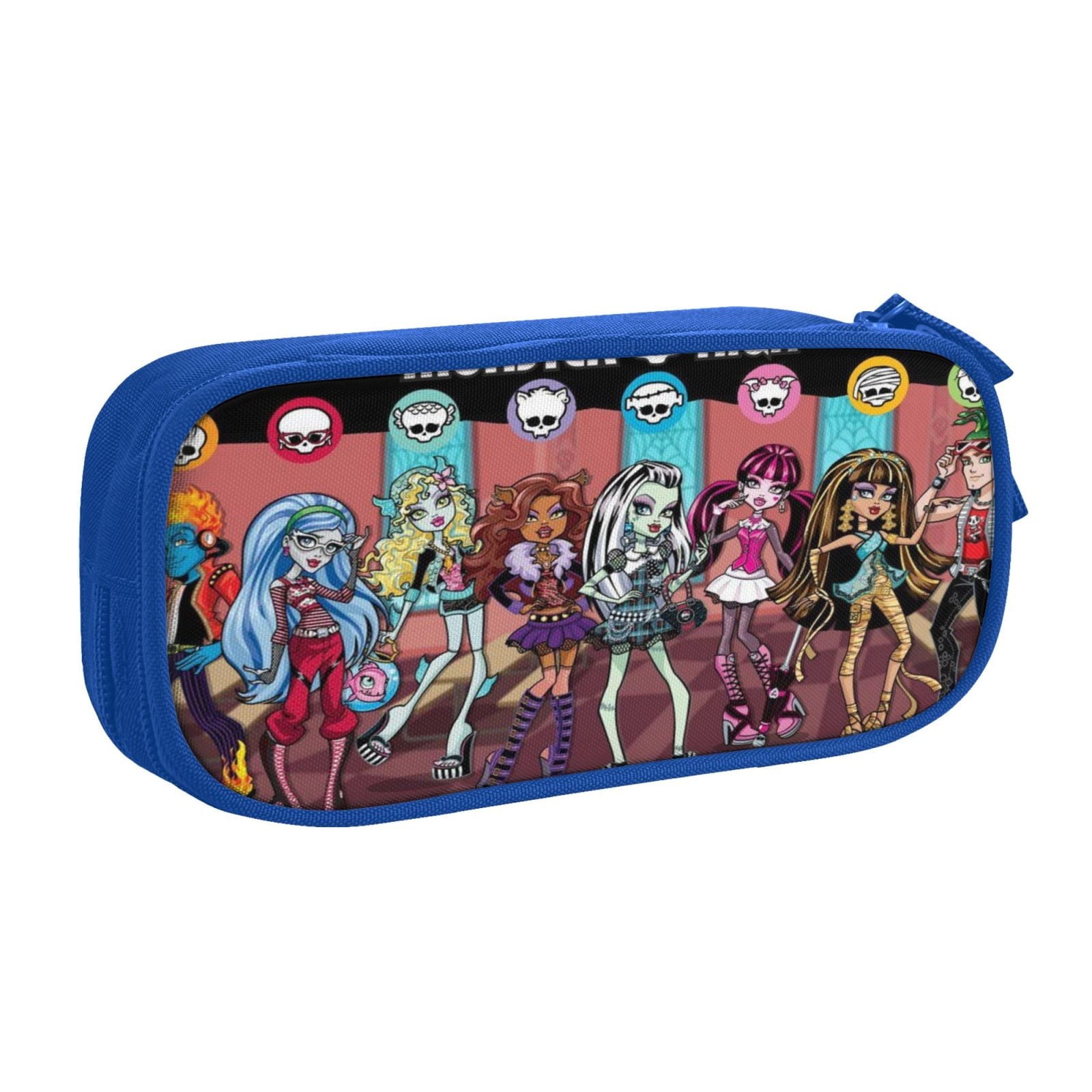 Monster High Big Capacity Pencil Case Bag with Zipper, Aesthetic Pencil ...