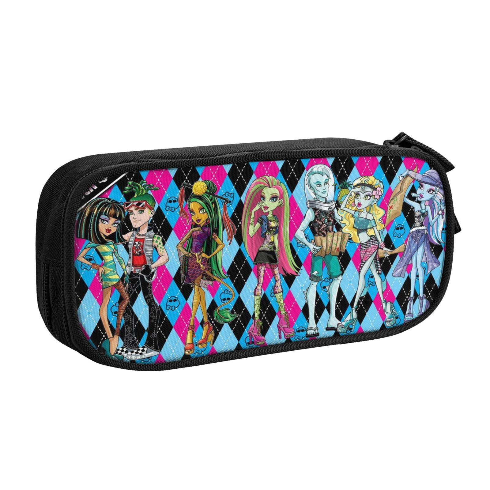 Monster High Big Capacity Pencil Case Bag with Zipper, Aesthetic Pencil ...