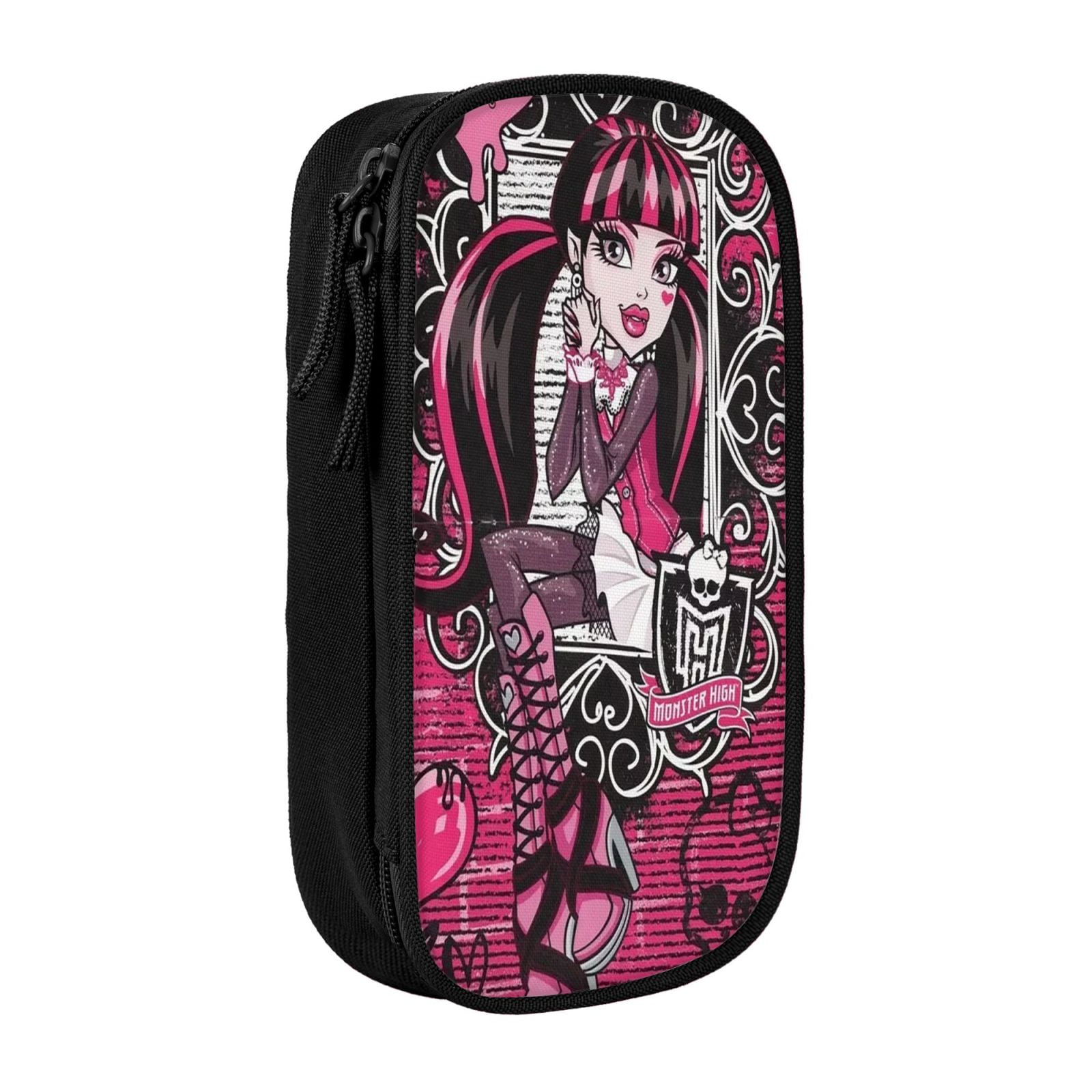 Monster High Big Capacity Pencil Case Bag with Zipper, Aesthetic Pencil ...