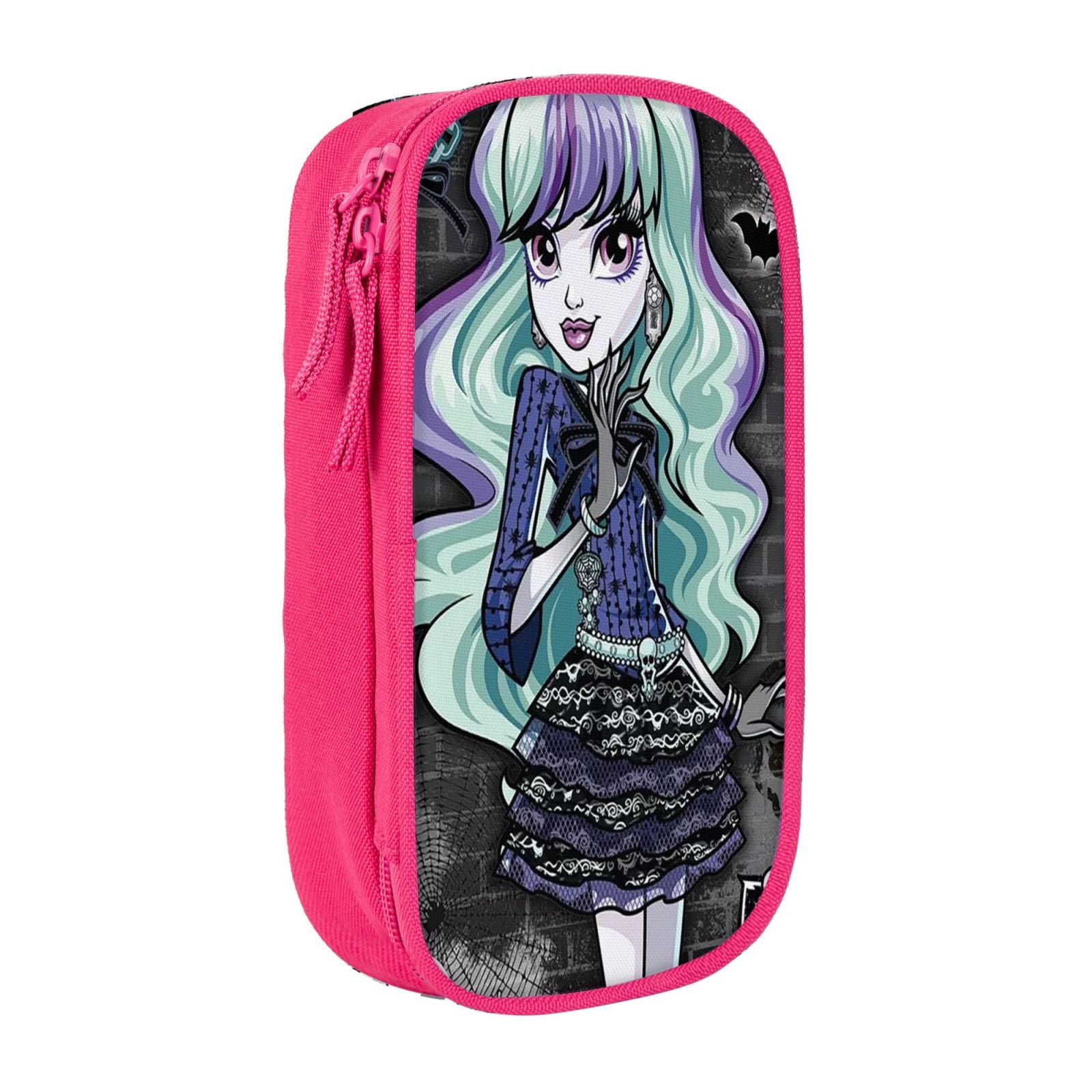 Monster High Big Capacity Pencil Case Bag with Zipper, Aesthetic Pencil ...