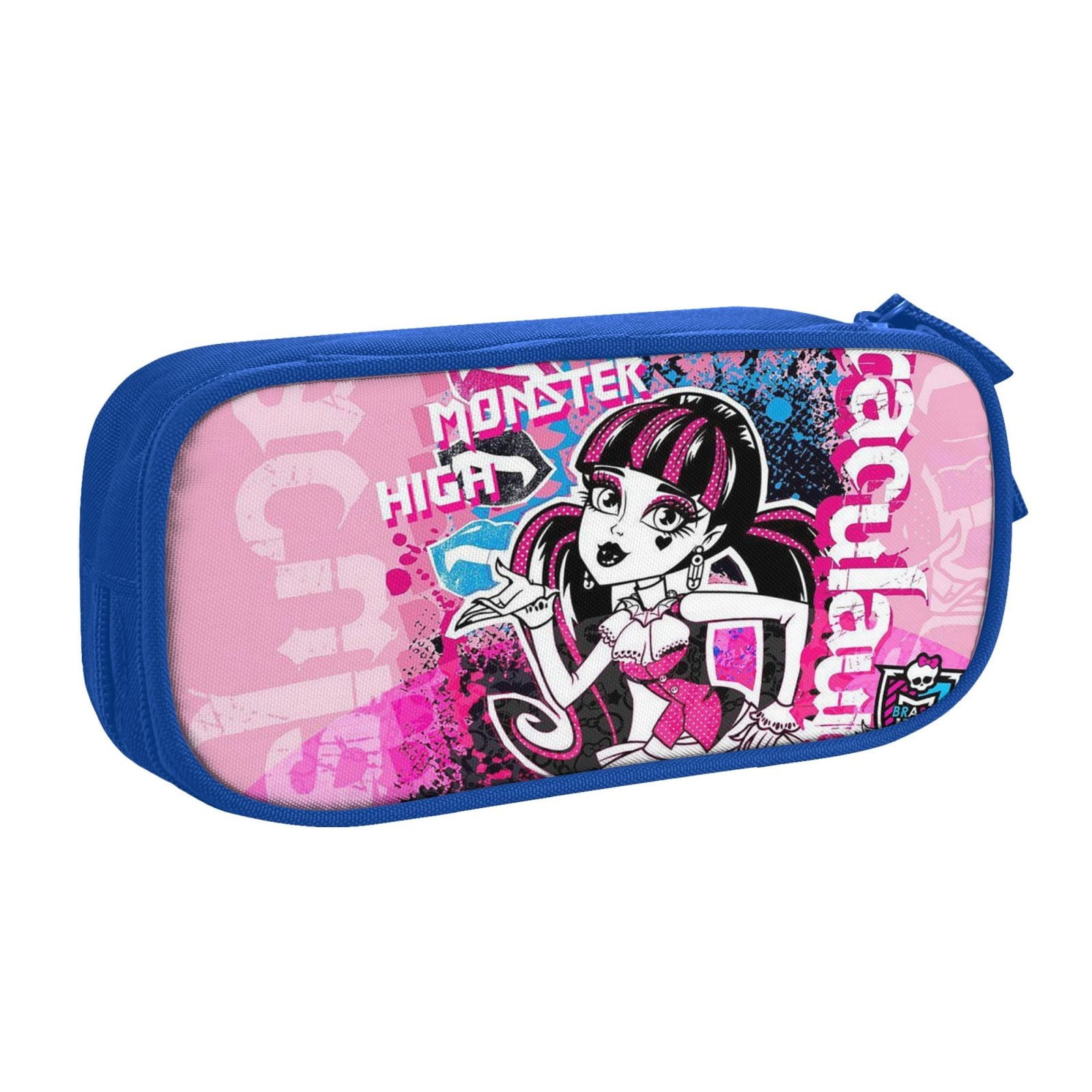 Monster High Big Capacity Pencil Case Bag with Zipper, Aesthetic Pencil ...