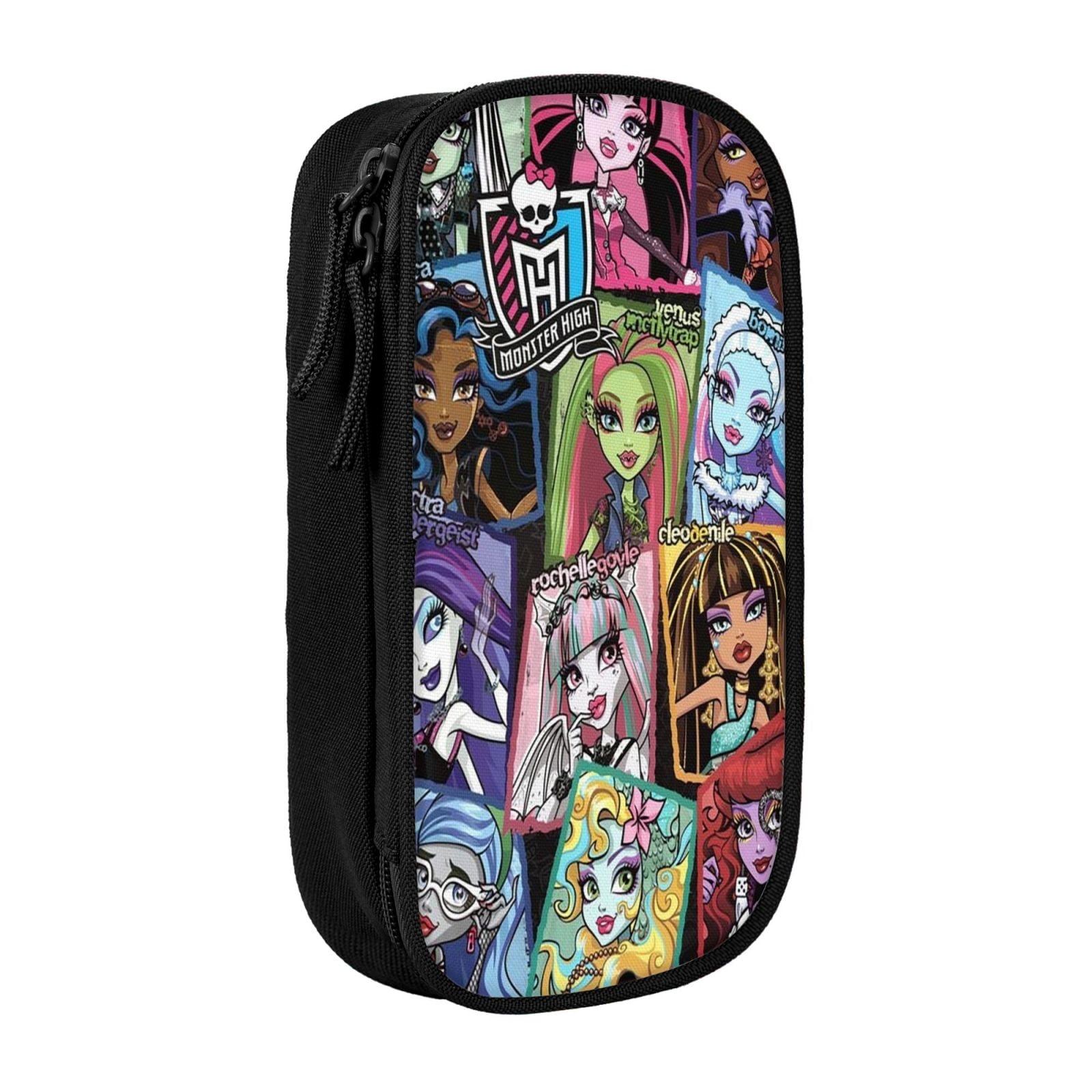 Monster High Big Capacity Pencil Case Bag with Zipper, Aesthetic Pencil ...