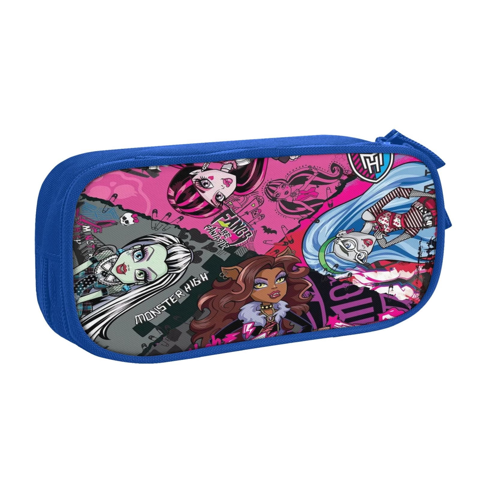 Monster High Big Capacity Pencil Case Bag with Zipper, Aesthetic Pencil ...
