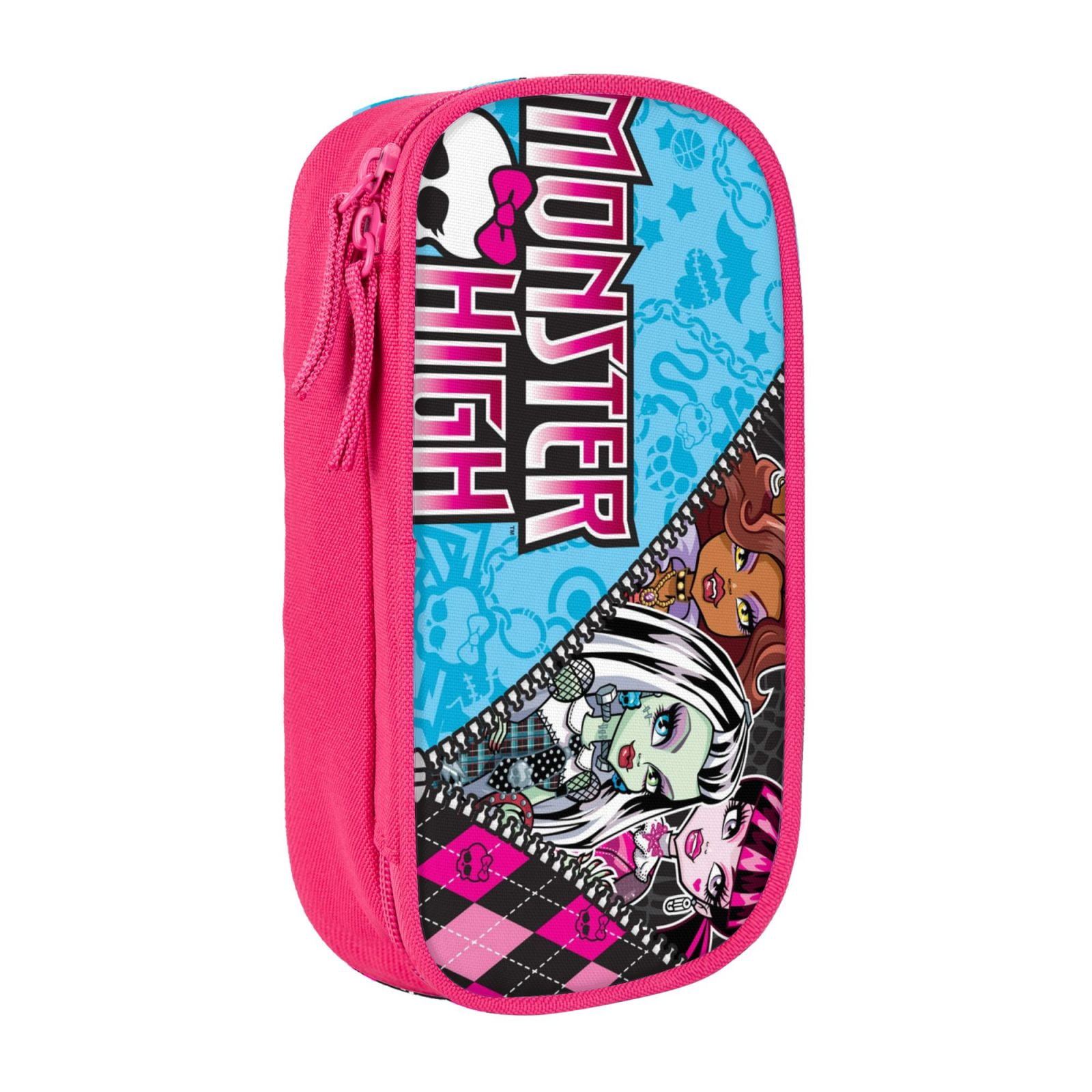 Monster High Big Capacity Pencil Case Bag with Zipper, Aesthetic Pencil ...